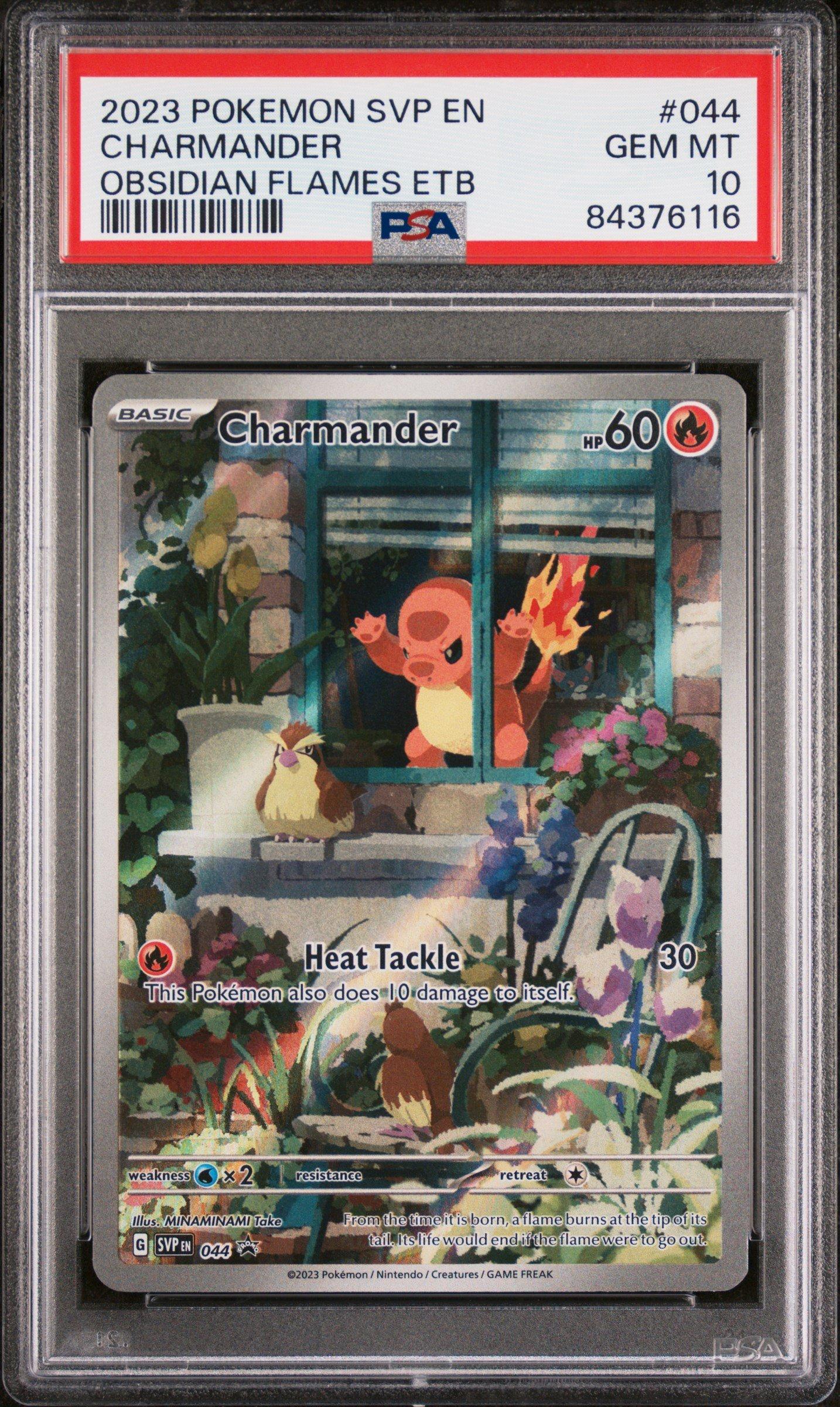 2023 Pokemon Svp En-sv Black Star Promo 044 Charmander Obsidian Flames ...