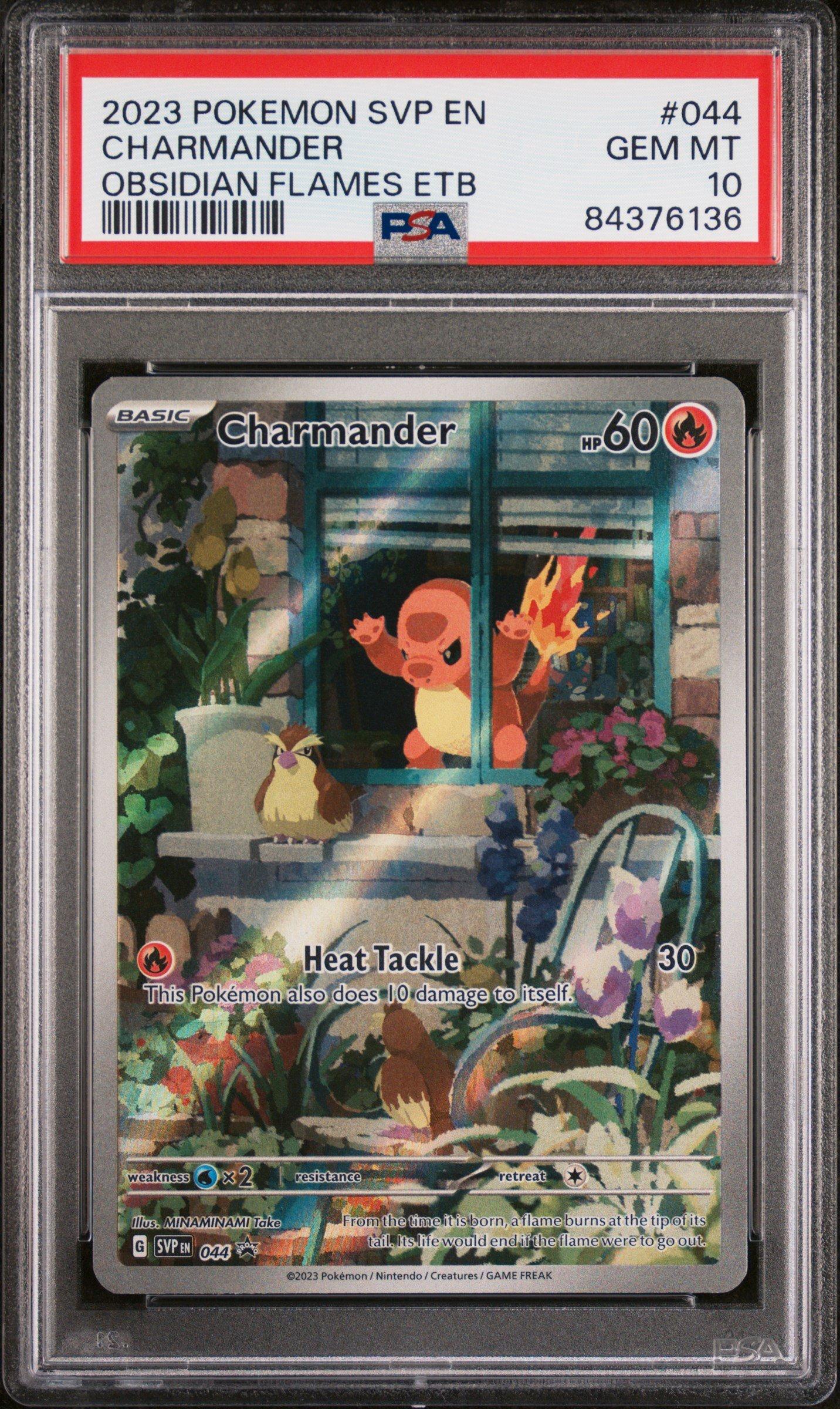 2023 Pokemon Svp En-sv Black Star Promo 044 Charmander Obsidian Flames ...