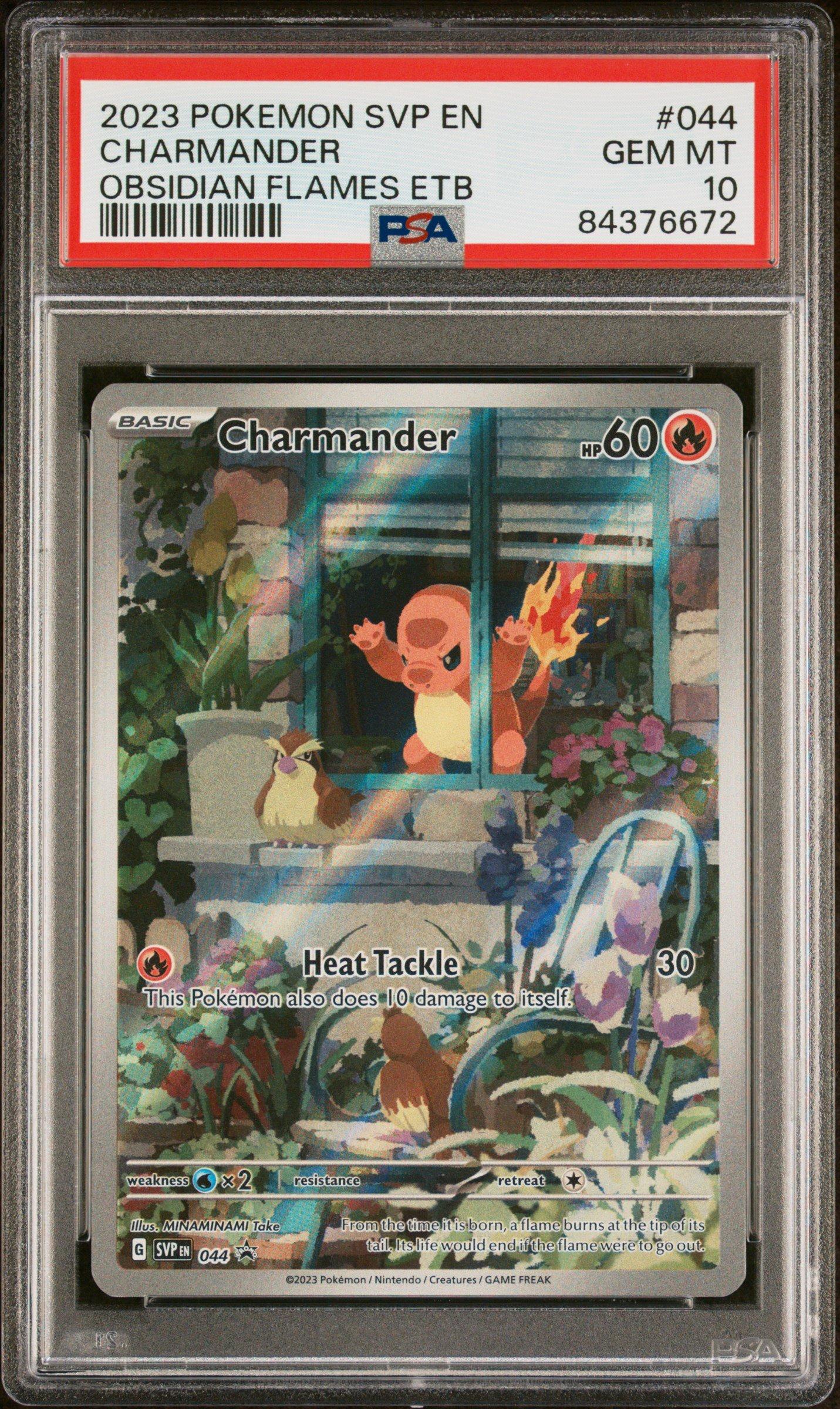 2023 Pokemon Svp En-sv Black Star Promo 044 Charmander Obsidian Flames ...