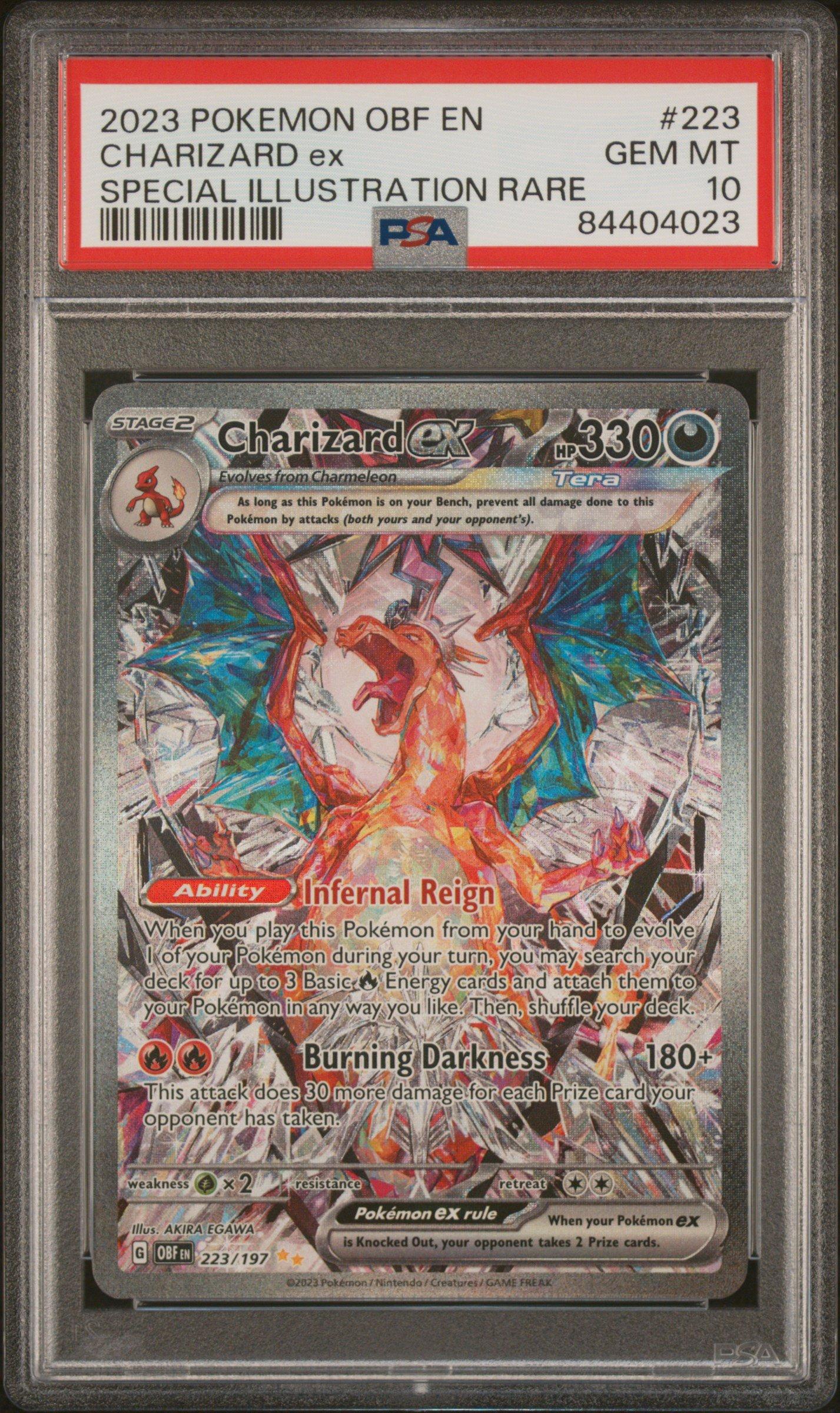 2023 Pokemon Obf En-obsidian Flames 223 Charizard Ex Special ...