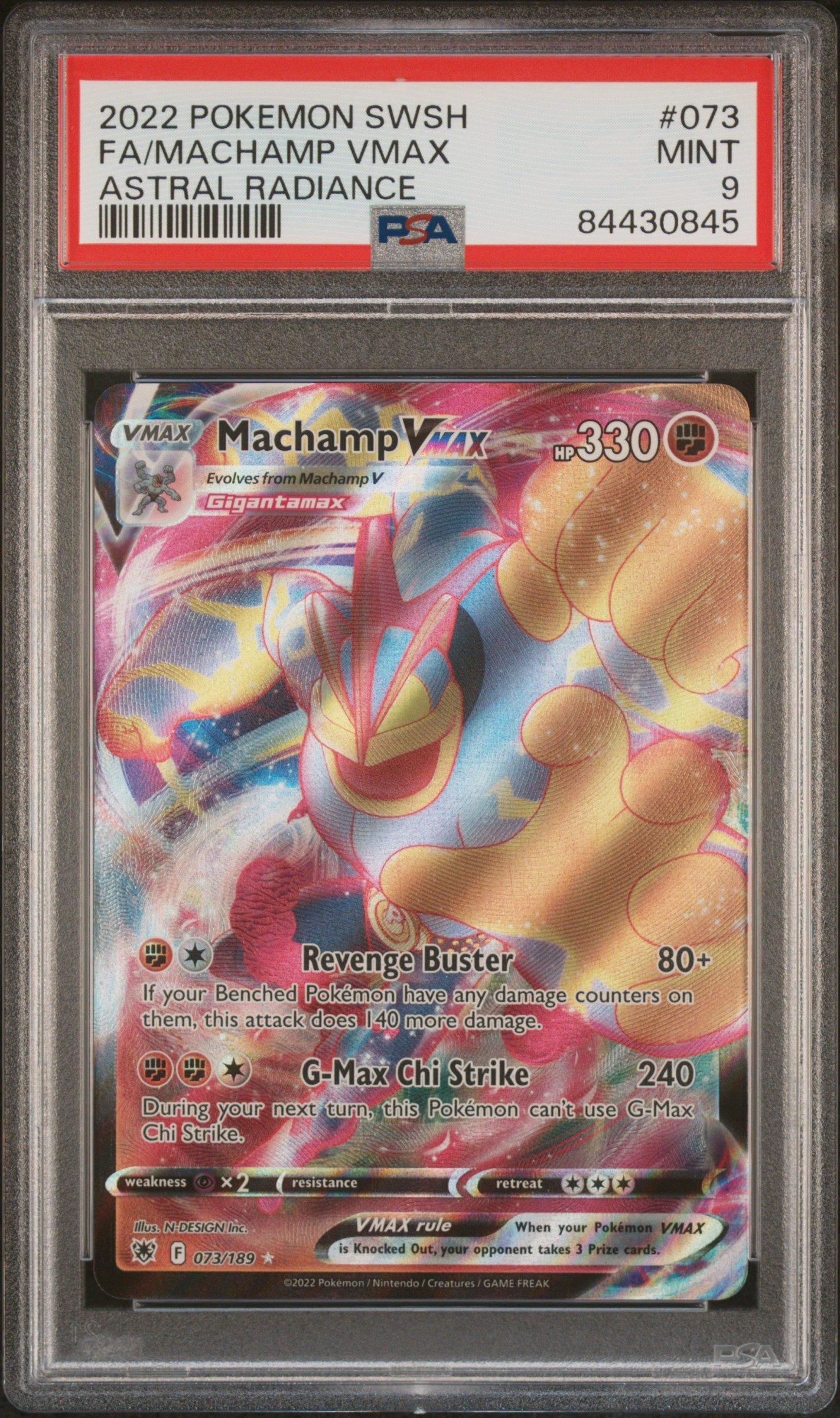 2022 Pokemon Sword & Shield Astral Radiance 073 Full Art/machamp Vmax ...