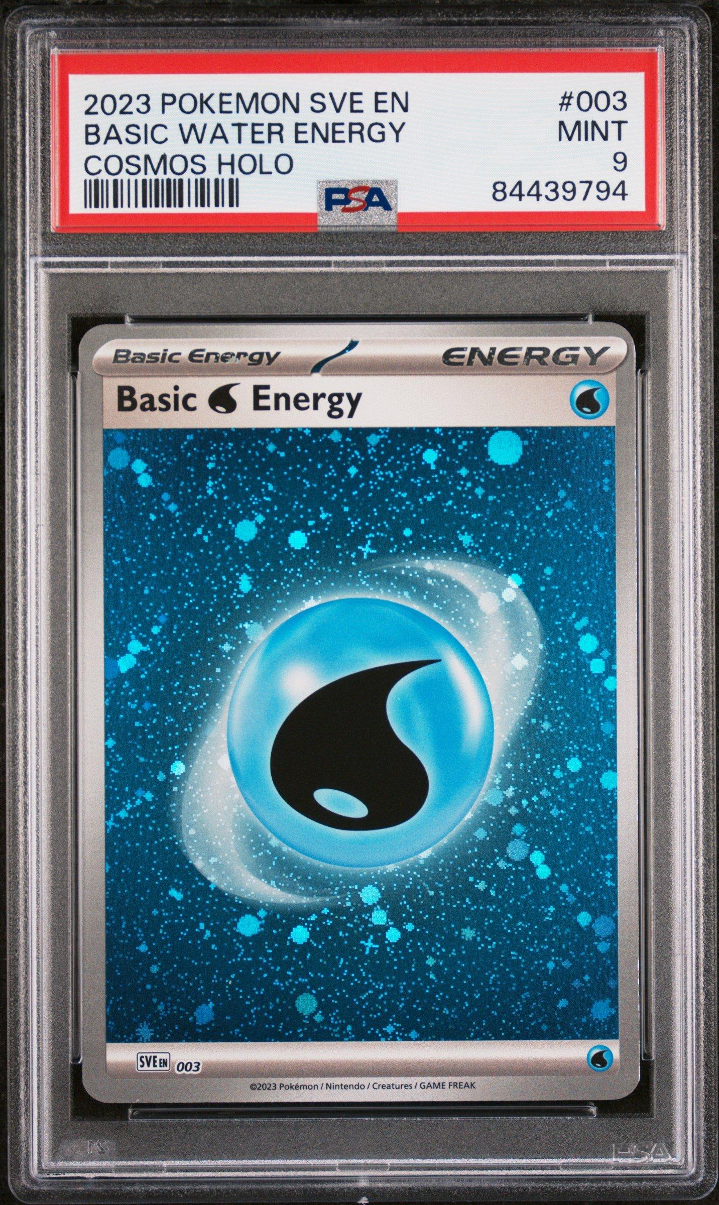 2023 Pokemon Sve En-basic Energies 003 Basic Water Energy Cosmos Holo ...