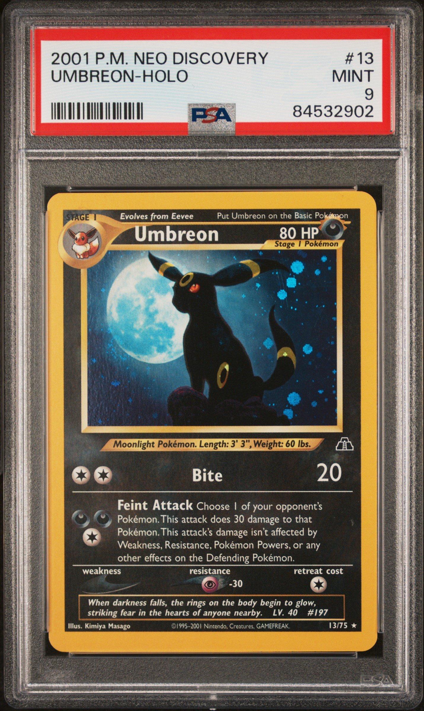 2001 Pokemon Neo Discovery 13 Umbreon-holo PSA 9 | GameStop