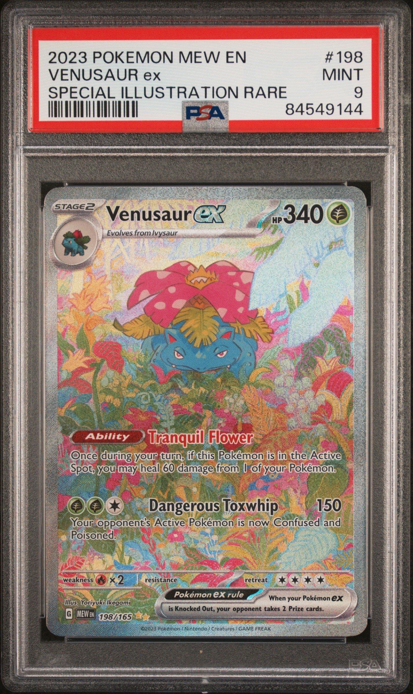 2023 Pokemon Mew En-151 198 Venusaur Ex Special Illustration Rare PSA 9 | GameStop