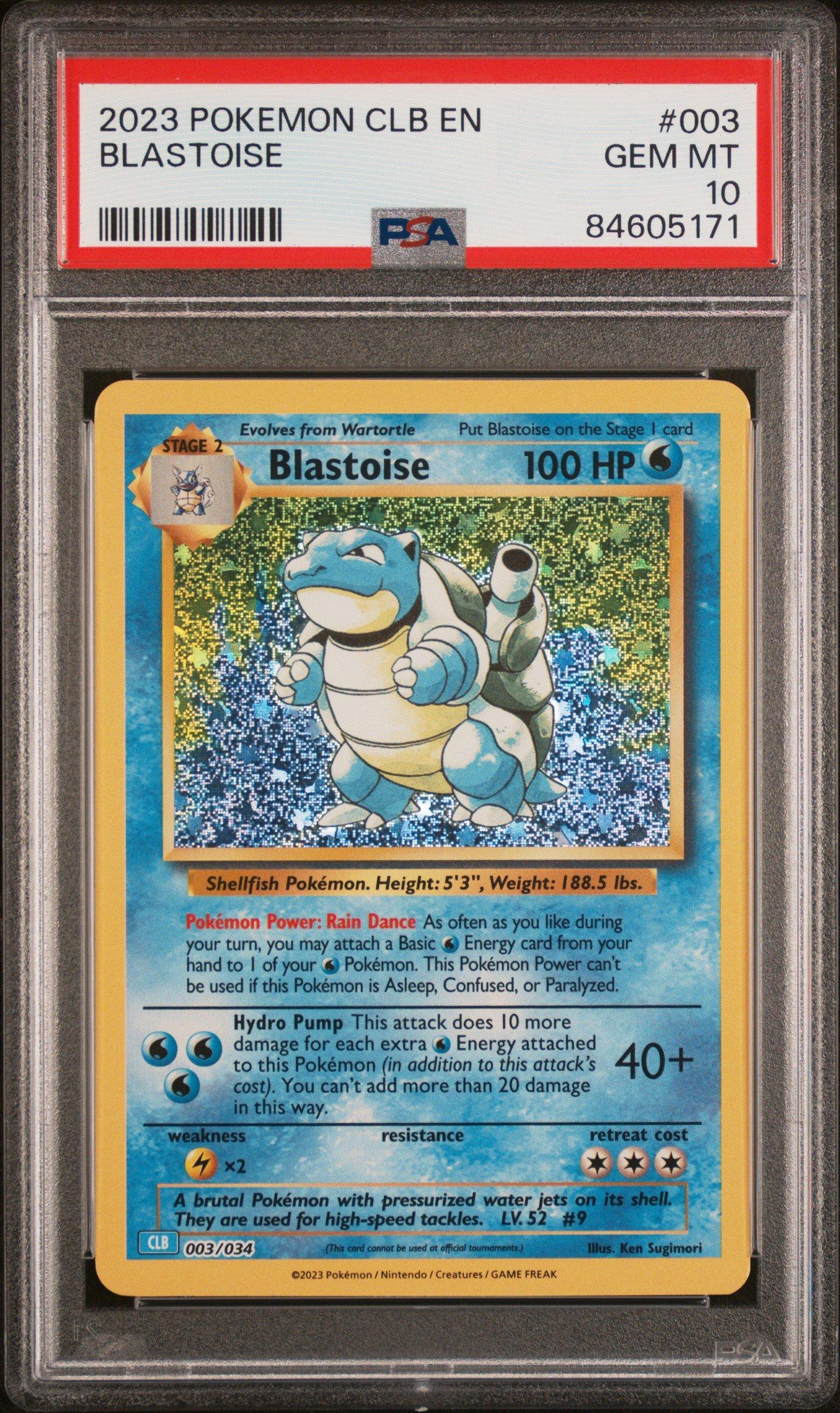 2023 Pokemon Clb-trading Card Game Classic Blastoise & Suicune Ex Deck ...