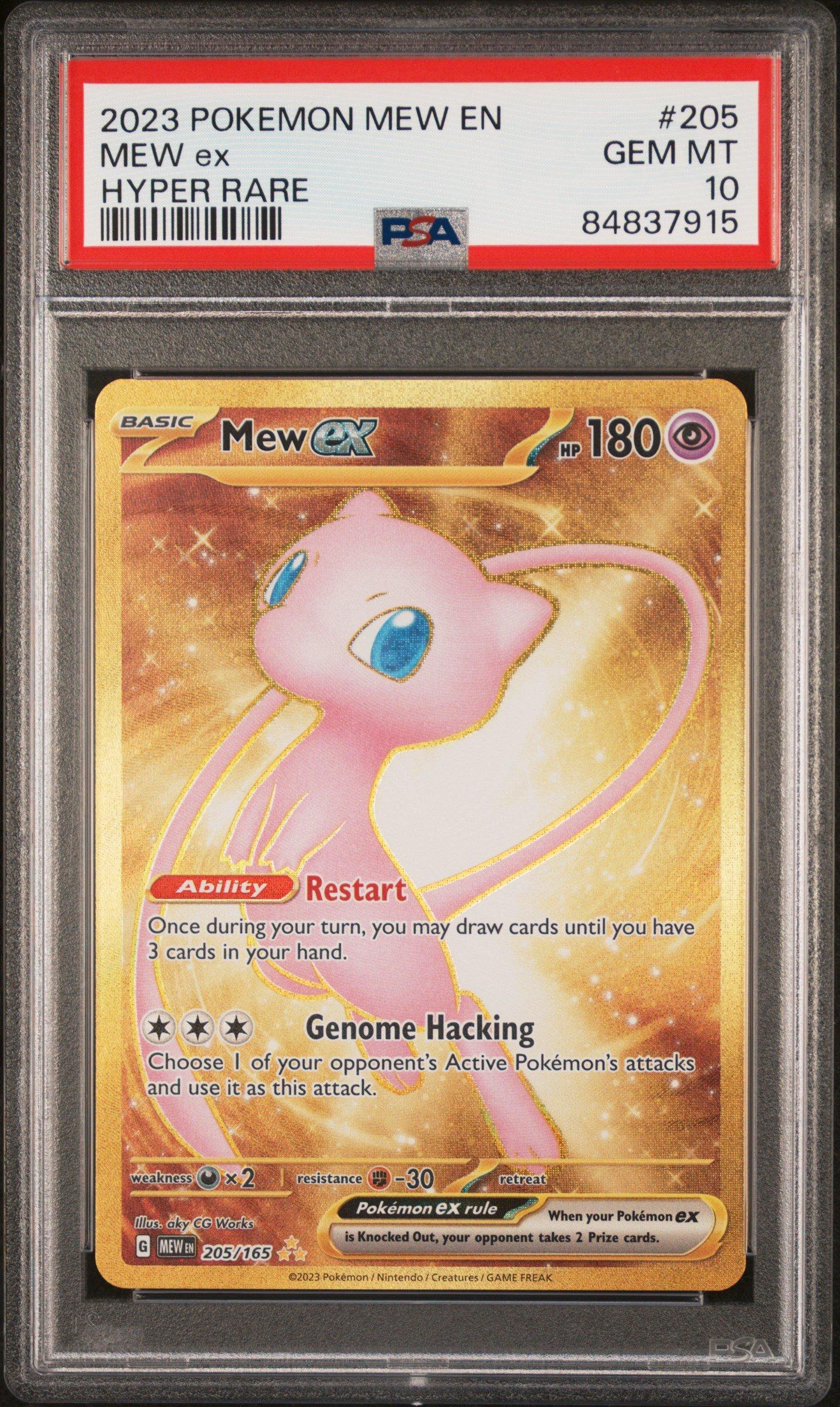 2023 Pokemon Mew En-151 205 Mew Ex PSA 10 | GameStop 2023 Pokemon Mew En-151 205 Mew Ex PSA 10 | GameStop