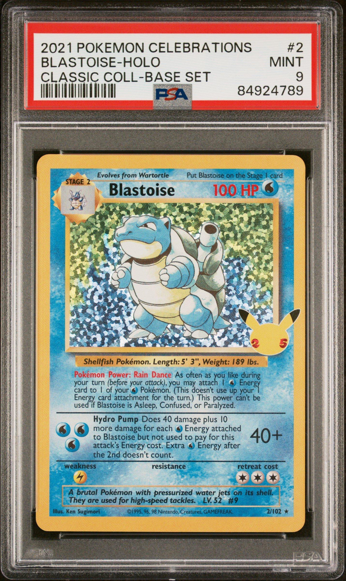 2021 Pokemon Celebrations Classic Collection 2 Blastoise PSA 9 | GameStop