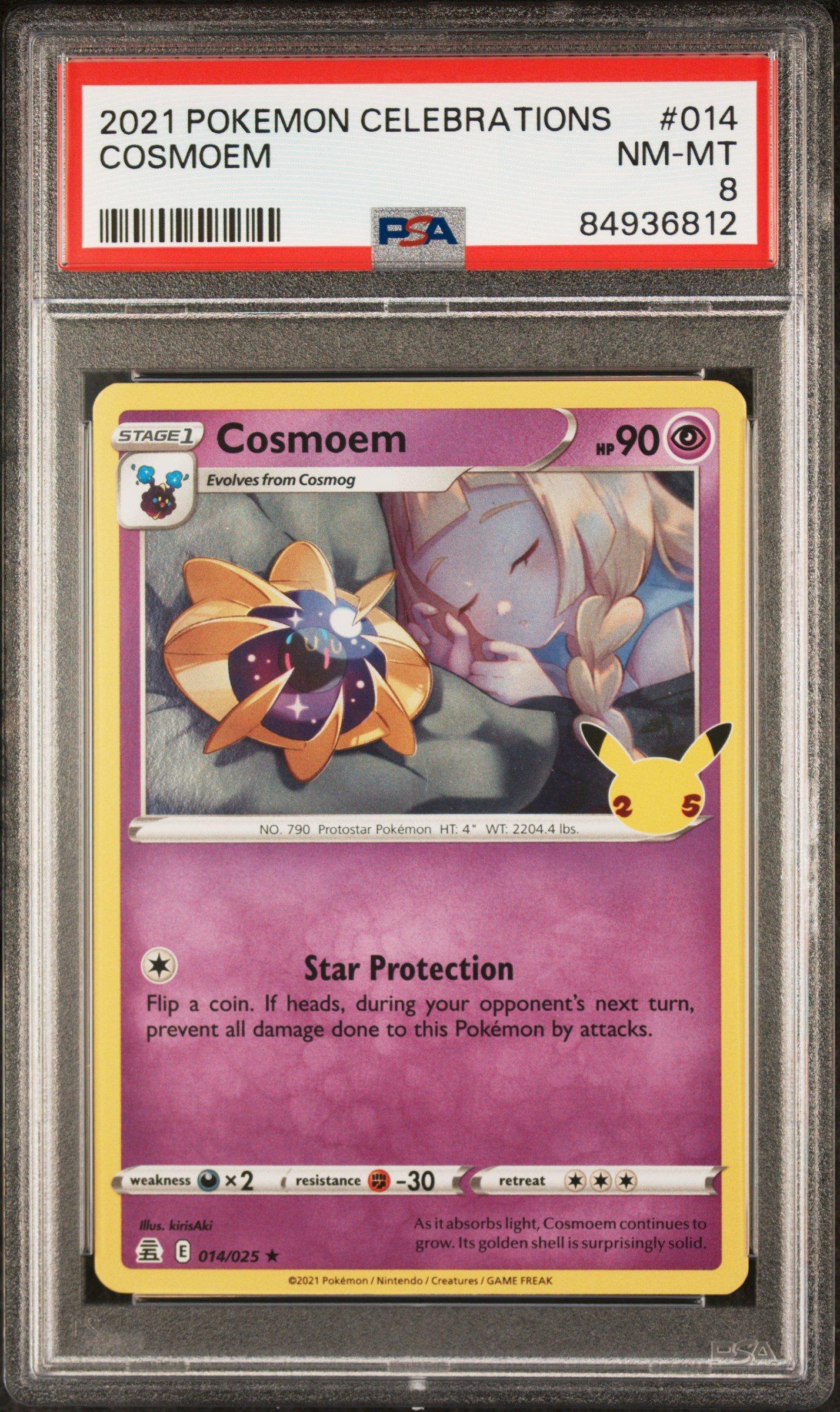 2021 Pokemon Celebrations 014 Cosmoem PSA 8 | GameStop