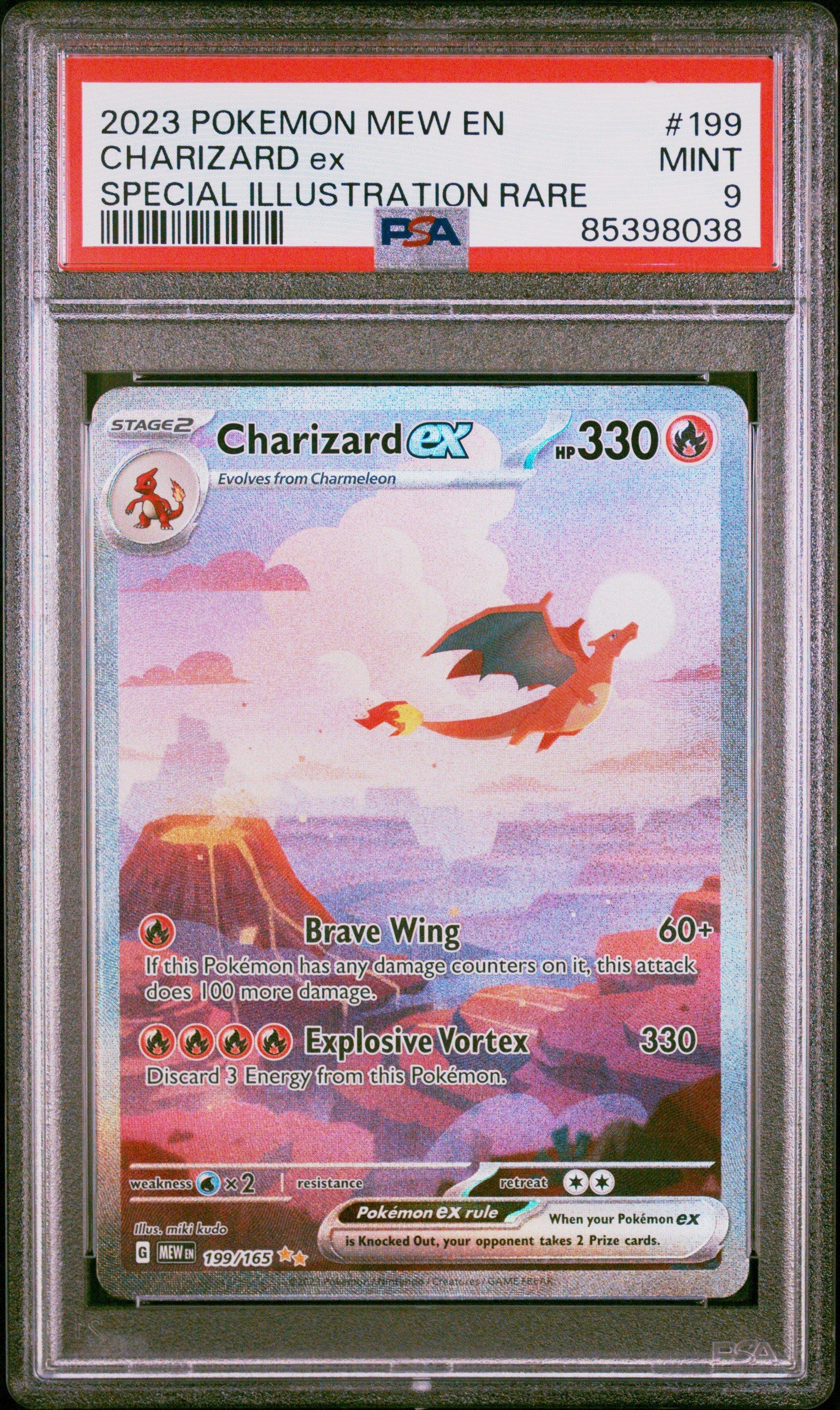 2023 Pokemon Mew En-151 199 Charizard Ex Special Illustration Rare PSA ...
