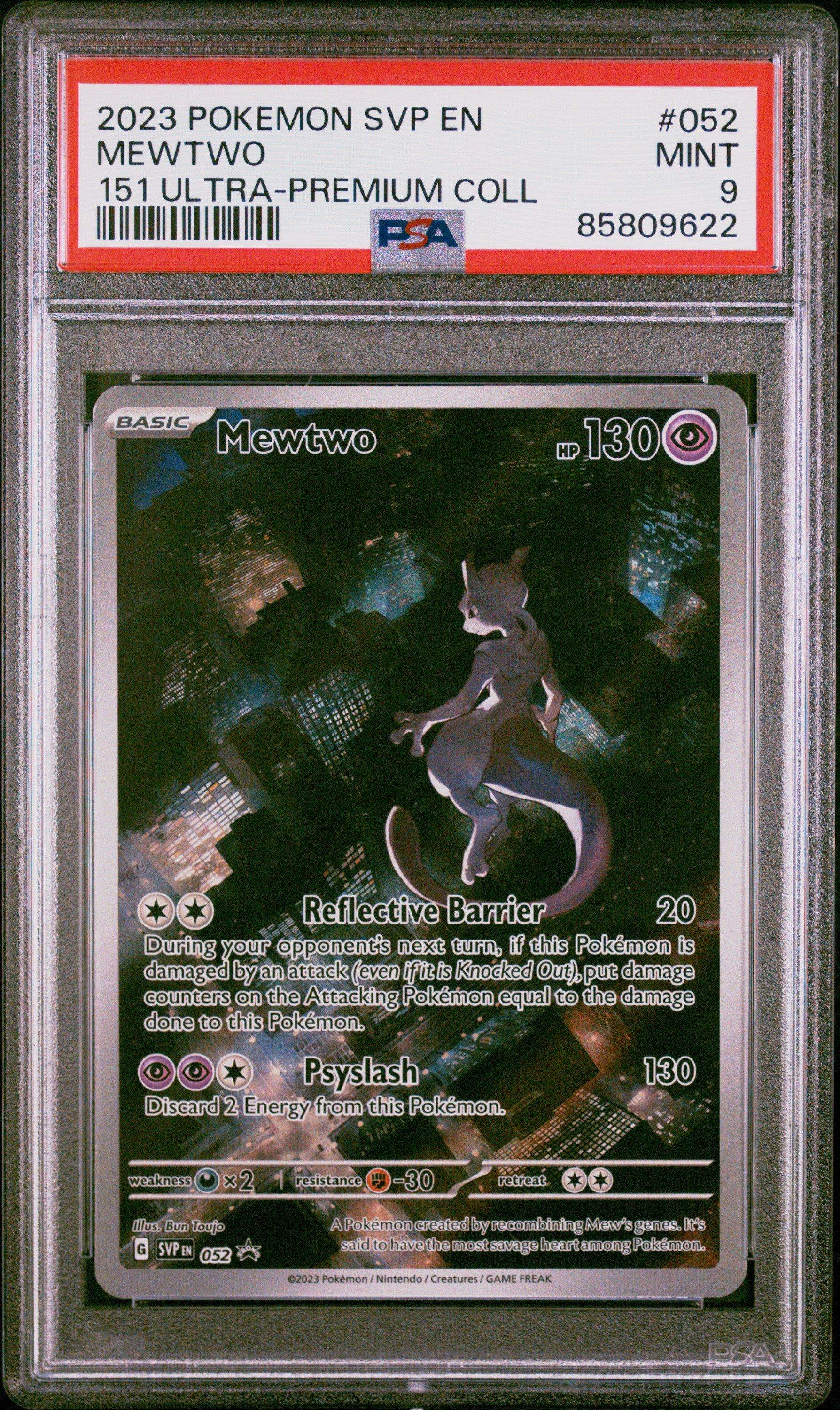 2023 Pokemon Svp En-sv Black Star Promo 052 Mewtwo 151 Ultra-premium ...