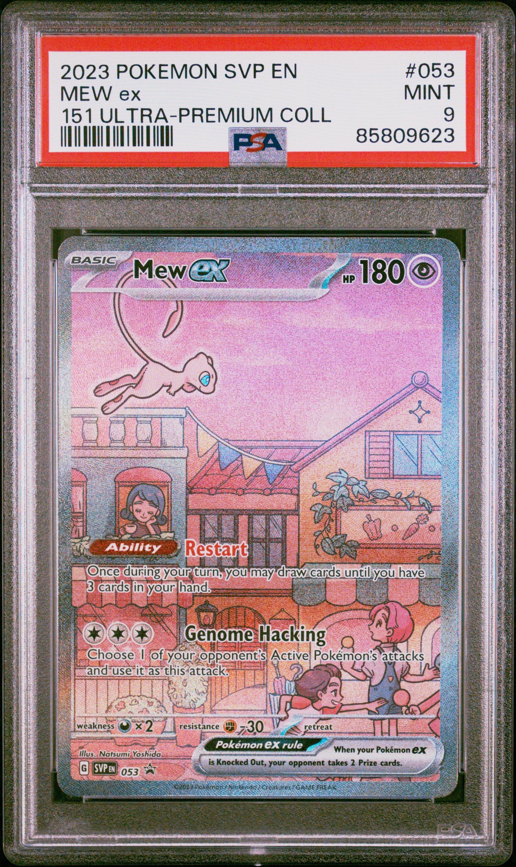 2023 Pokemon Svp En-sv Black Star Promo 053 Mew Ex 151 Ultra-premium ...