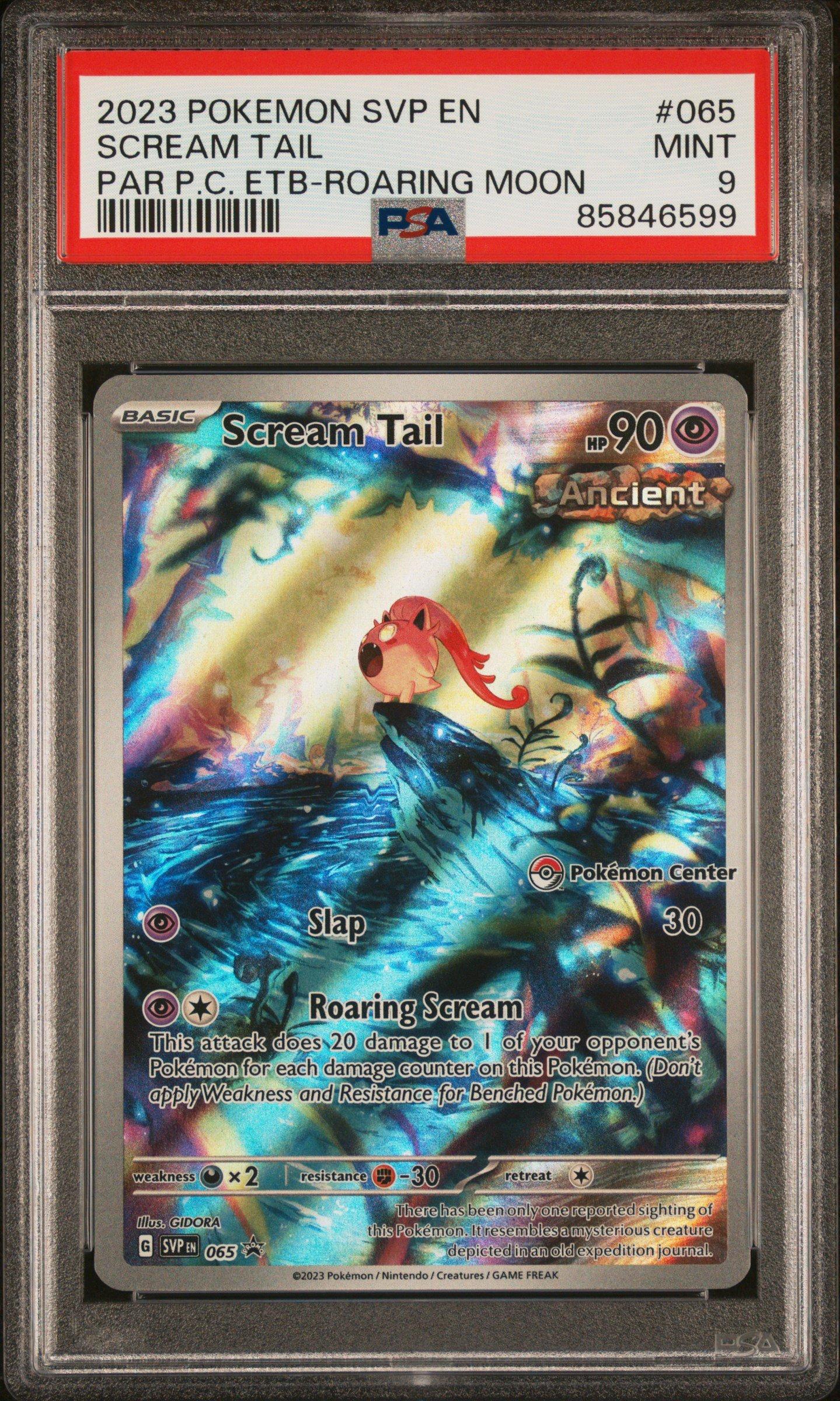 2023 Pokemon Svp En-sv Black Star Promo 065 Scream Tail Paradox Rift ...