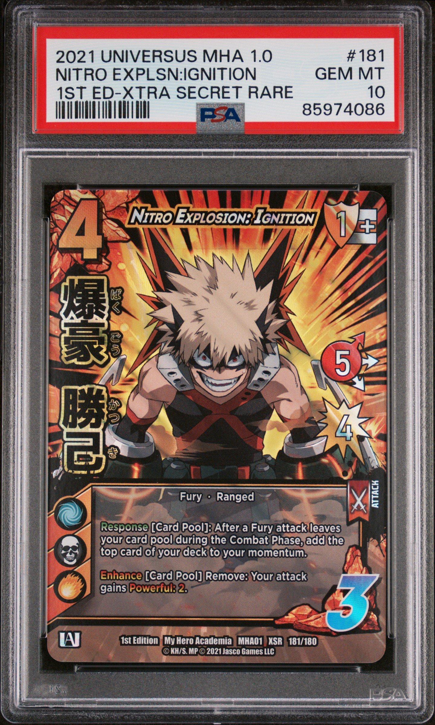 2021 Universus My Hero Academia Series 1.0 181 Nitro Explosion ...