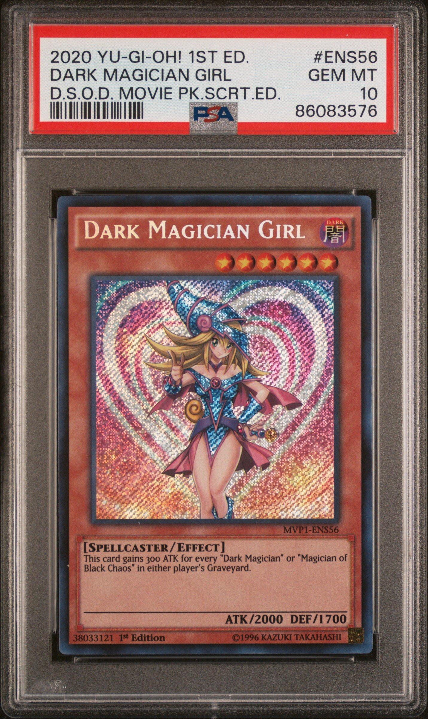 2020 Yu-gi-oh! The Dark Side Of Dimensions Movie Pack Secret Edition Ens56 Dark Magician Girl ...