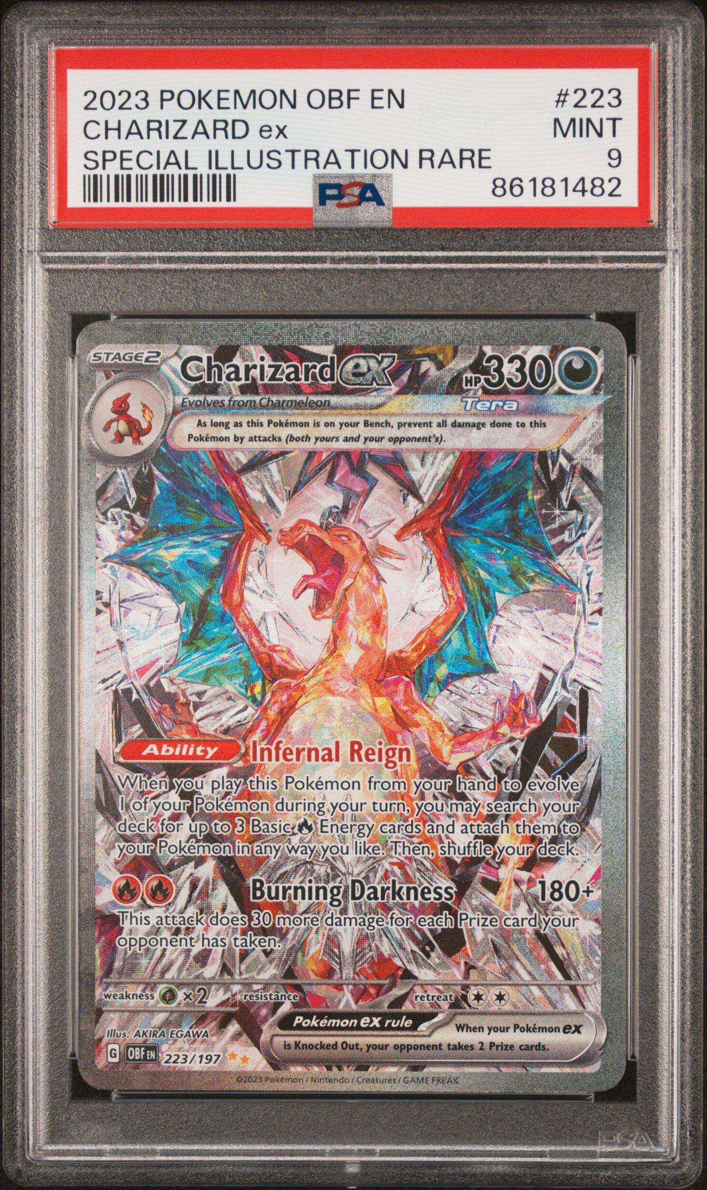 2023 Pokemon Obf En-obsidian Flames 223 Charizard Ex Special ...