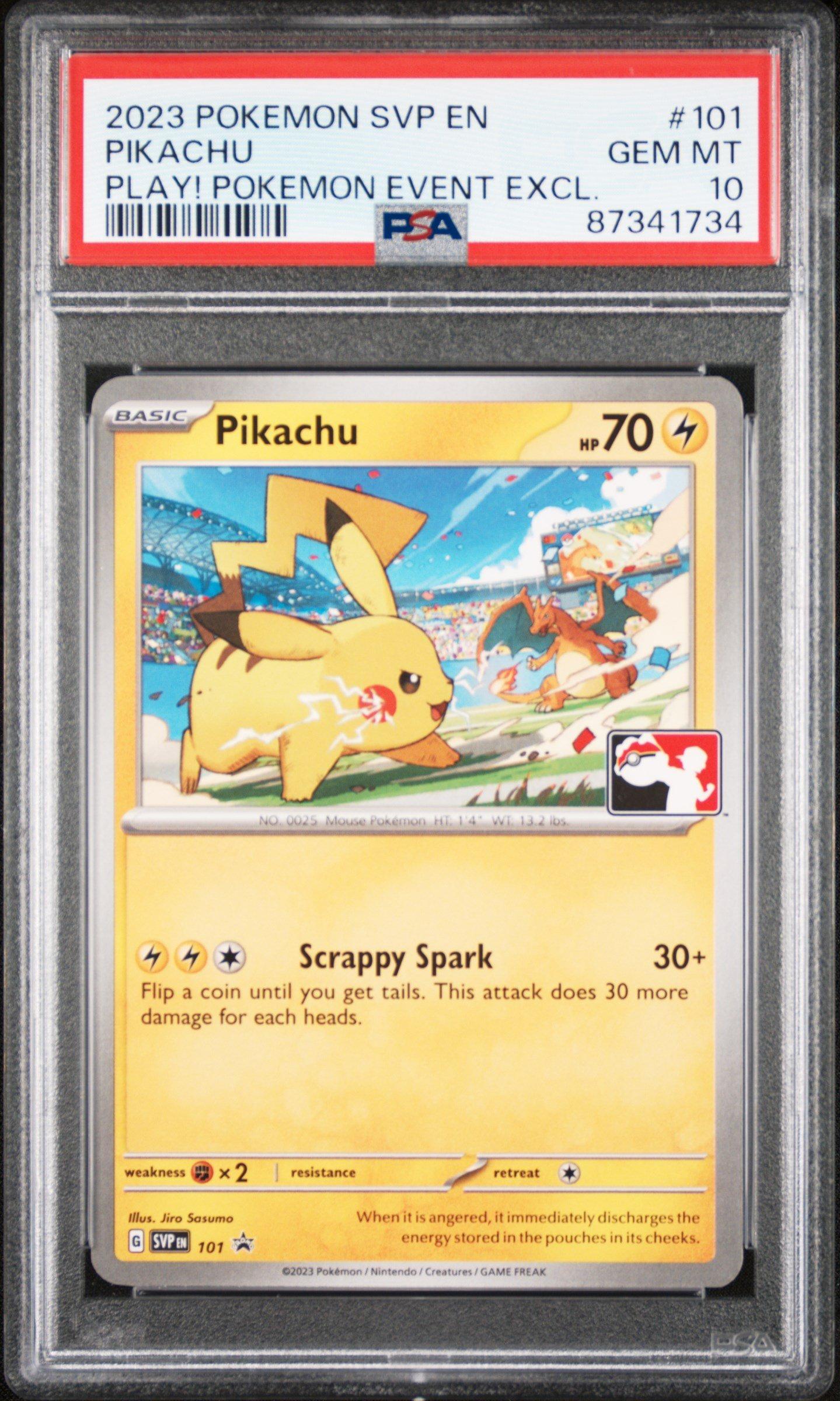 2023 Pokemon Svp En-sv Black Star Promo 101 Pikachu Play! Pokemon Event ...