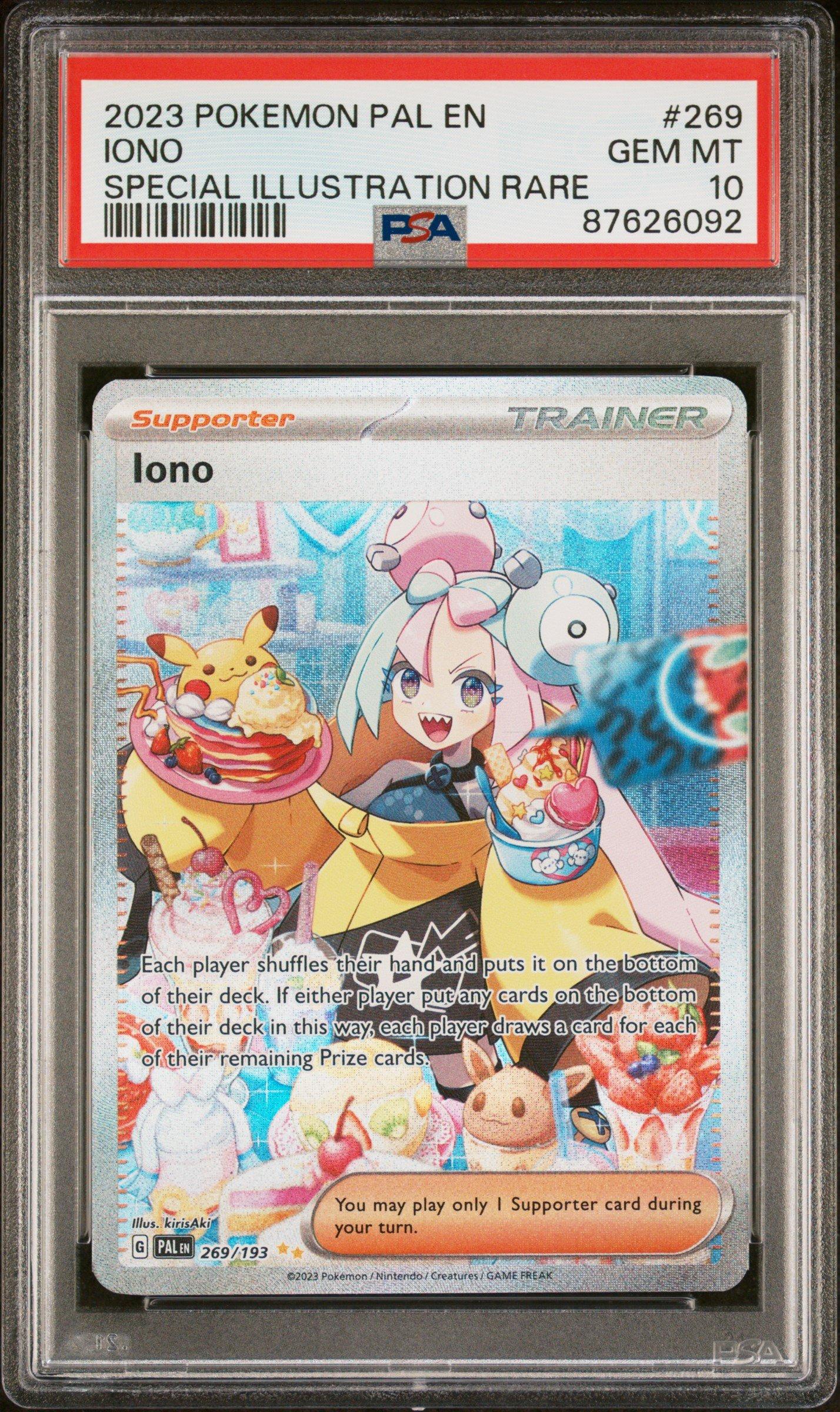 2023 Pokemon Pal En-paldea Evolved 269 Iono Special Illustration Rare ...