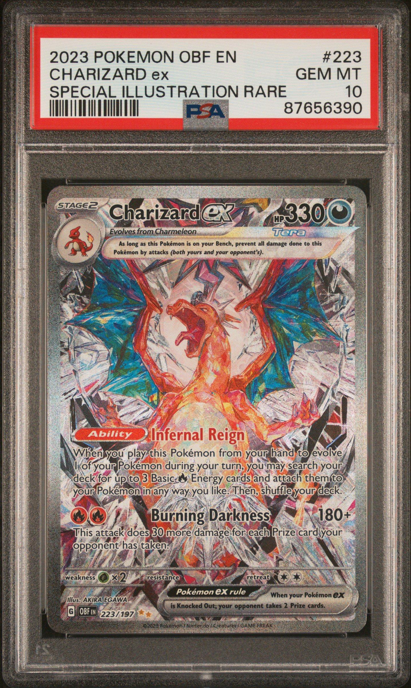2023 Pokemon Obf En-obsidian Flames 223 Charizard Ex Special ...