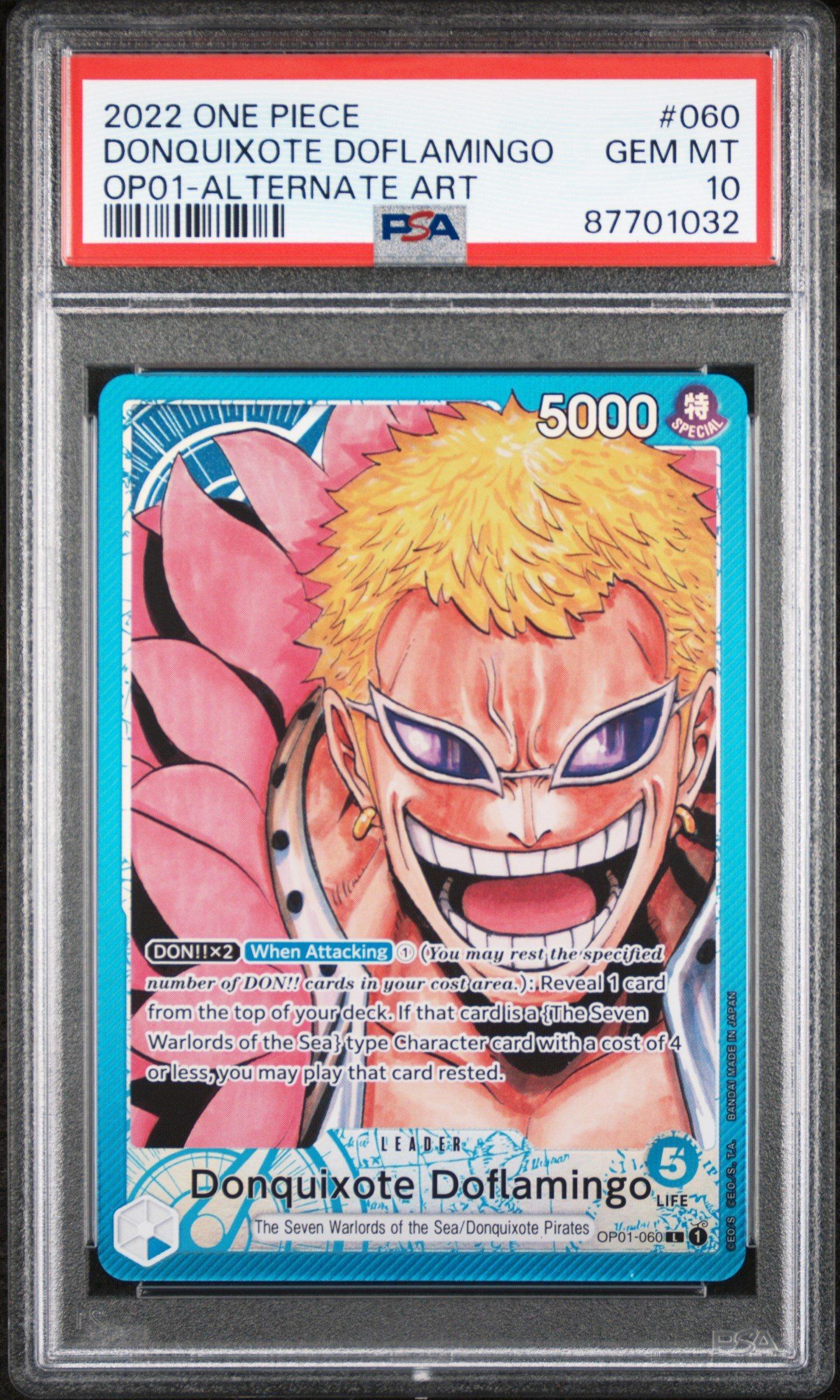 2022 One Piece Op01-romance Dawn 060 Donquixote Doflamingo Alternate ...