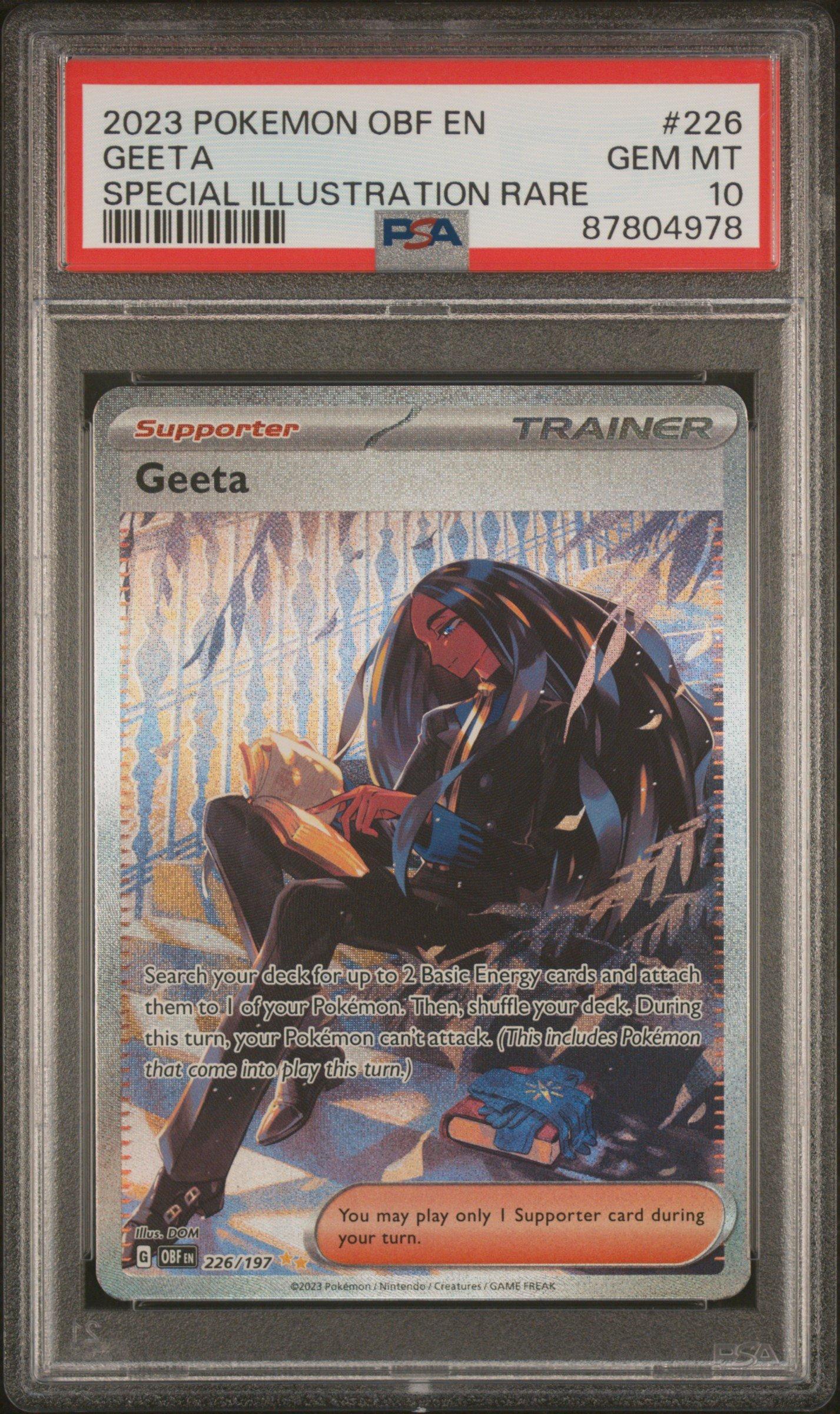 2023 Pokemon Obf En-obsidian Flames 226 Geeta Special Illustration Rare ...
