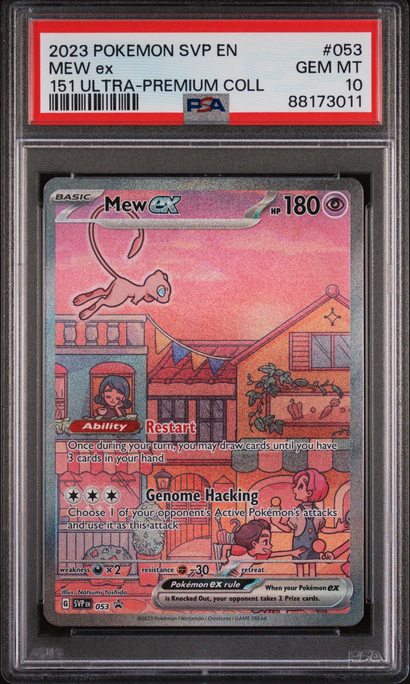 2023 Pokemon Svp En-sv Black Star Promo 053 Mew Ex 151 Ultra-premium ...