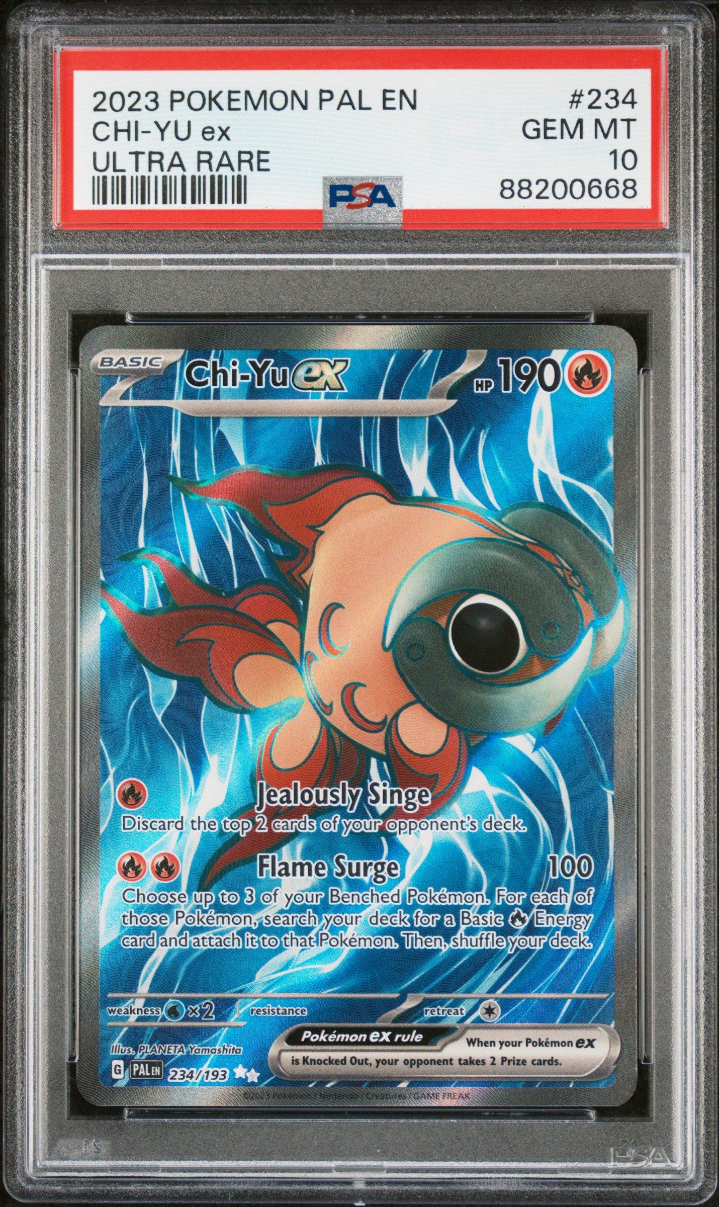 2023 Pokemon Pal En-paldea Evolved 234 Chi-yu Ex Ultra Rare PSA 10 ...