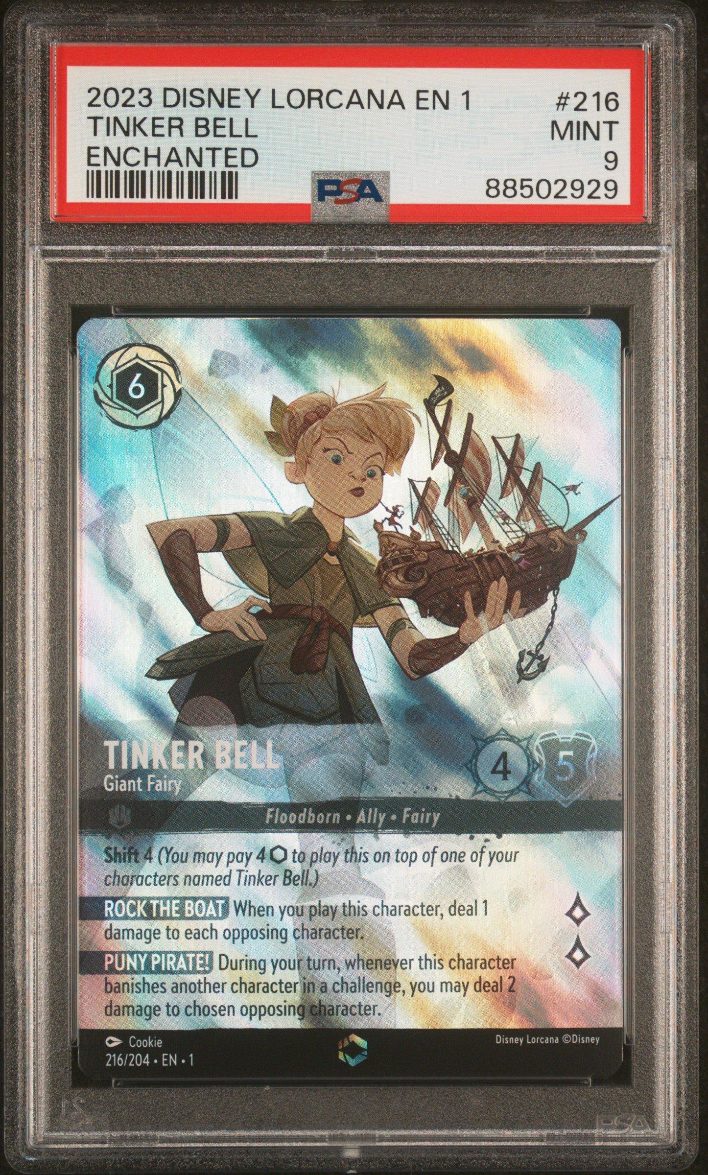 2023 Disney Lorcana En 1-the First Chapter 216 Tinker Bell - Giant ...