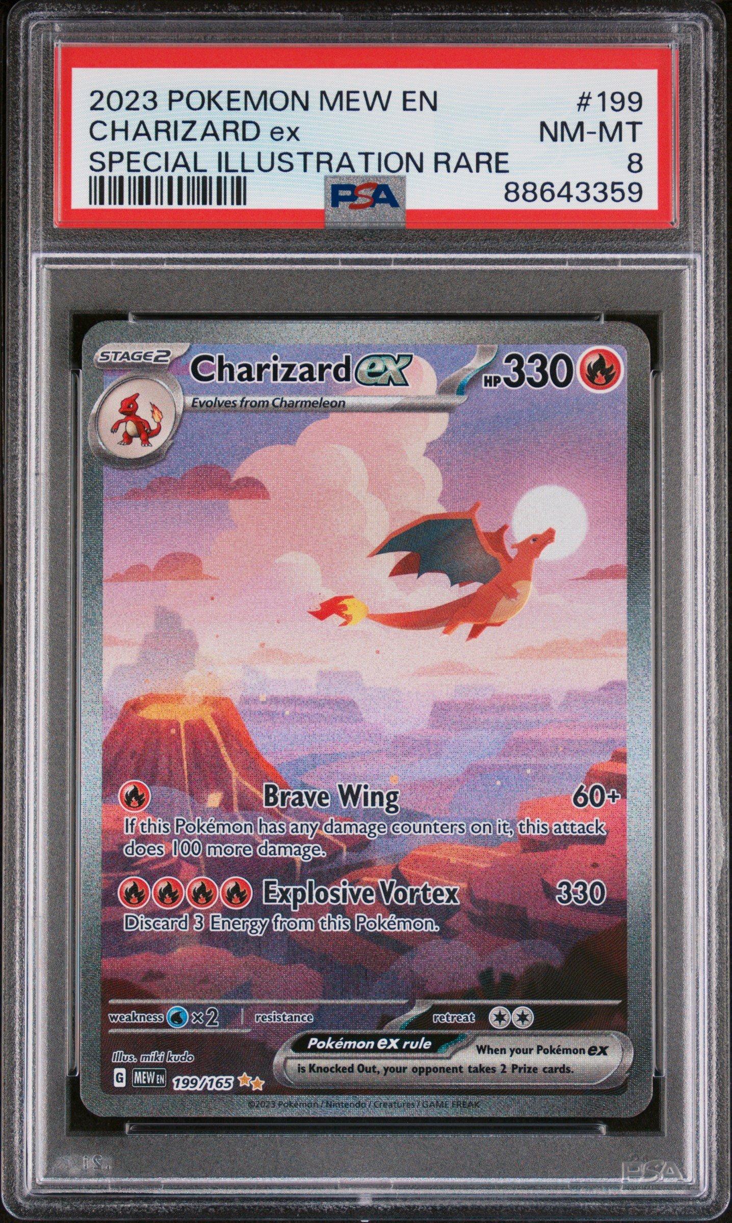 2023 Pokemon Mew En-151 199 Charizard Ex Special Illustration Rare PSA ...
