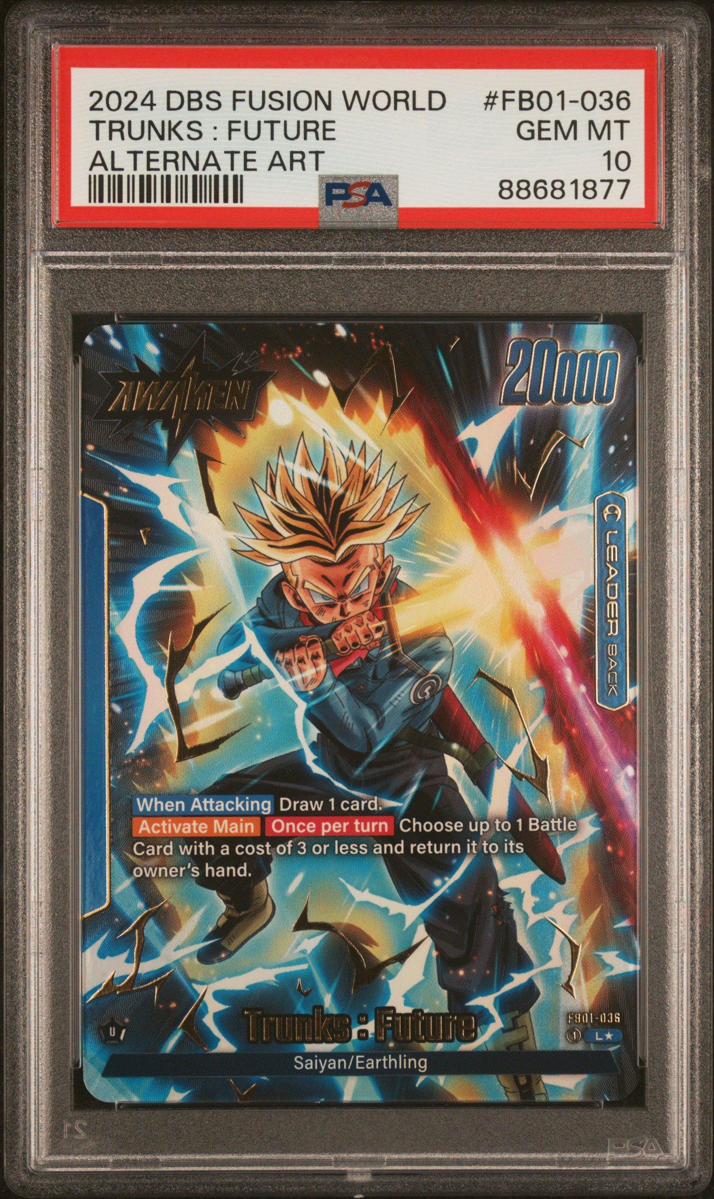 2024 Dragon Ball Super Card Game Fusion World Awakened Pulse Fb01-036 Trunks : Future Alternate ...