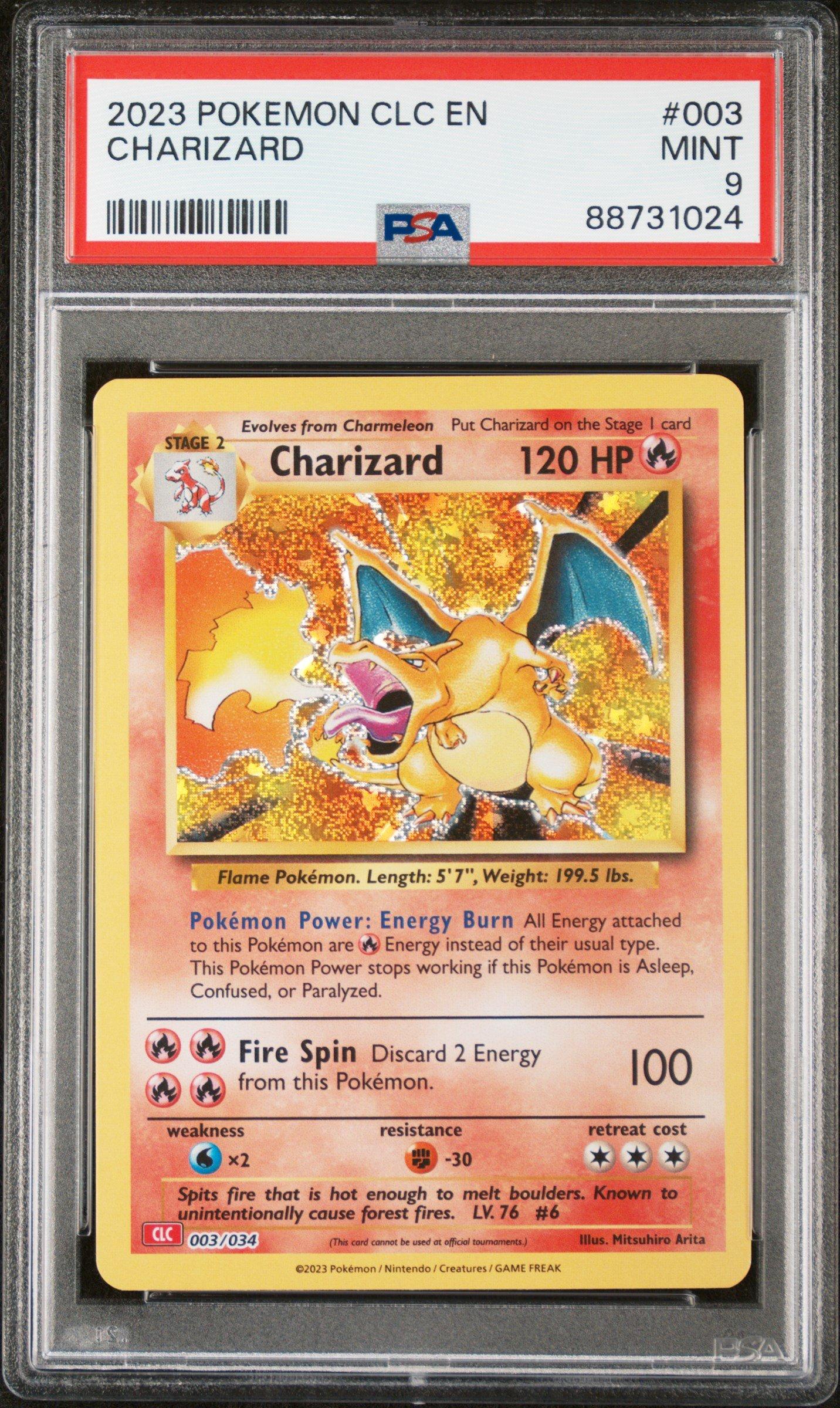 2023 Pokemon Clc-trading Card Game Classic Charizard & Ho-oh Ex Deck 003 Charizard PSA 9 | GameStop