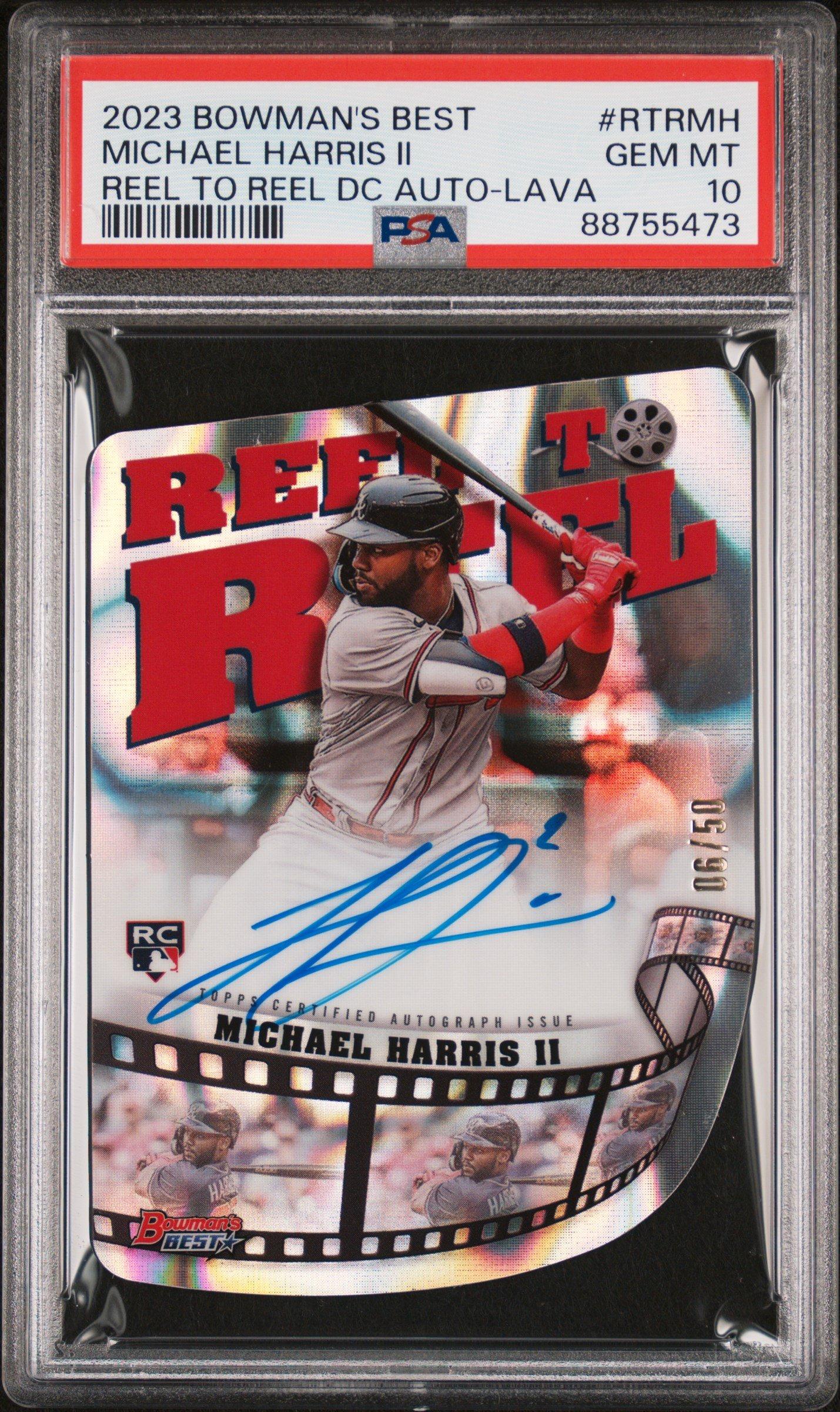 2023 Bowman's Best Reel To Reel Die-cuts Autographs Rtrmh Michael ...