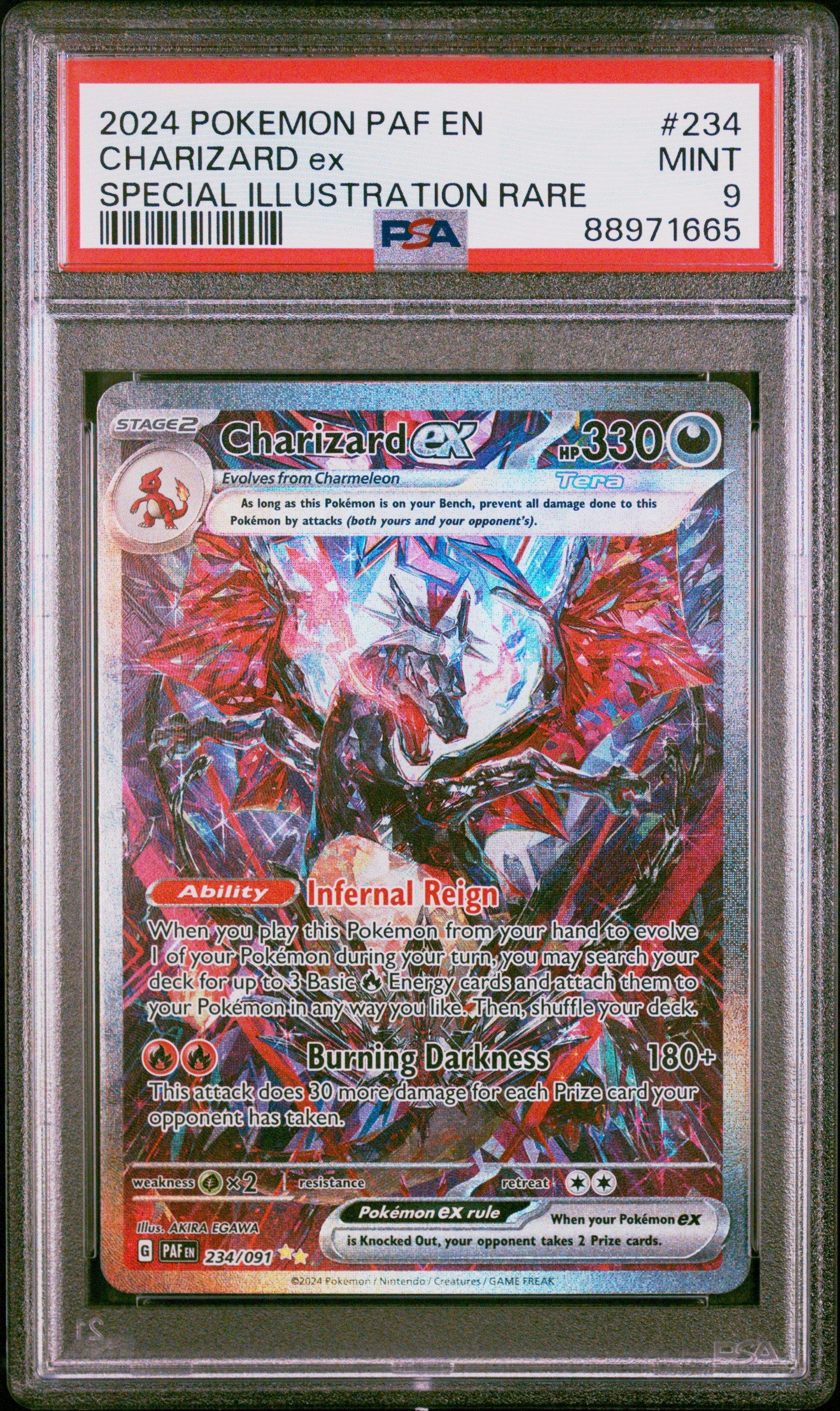 2024 Pokemon Paf En-paldean Fates 234 Charizard Ex PSA 9 | GameStop