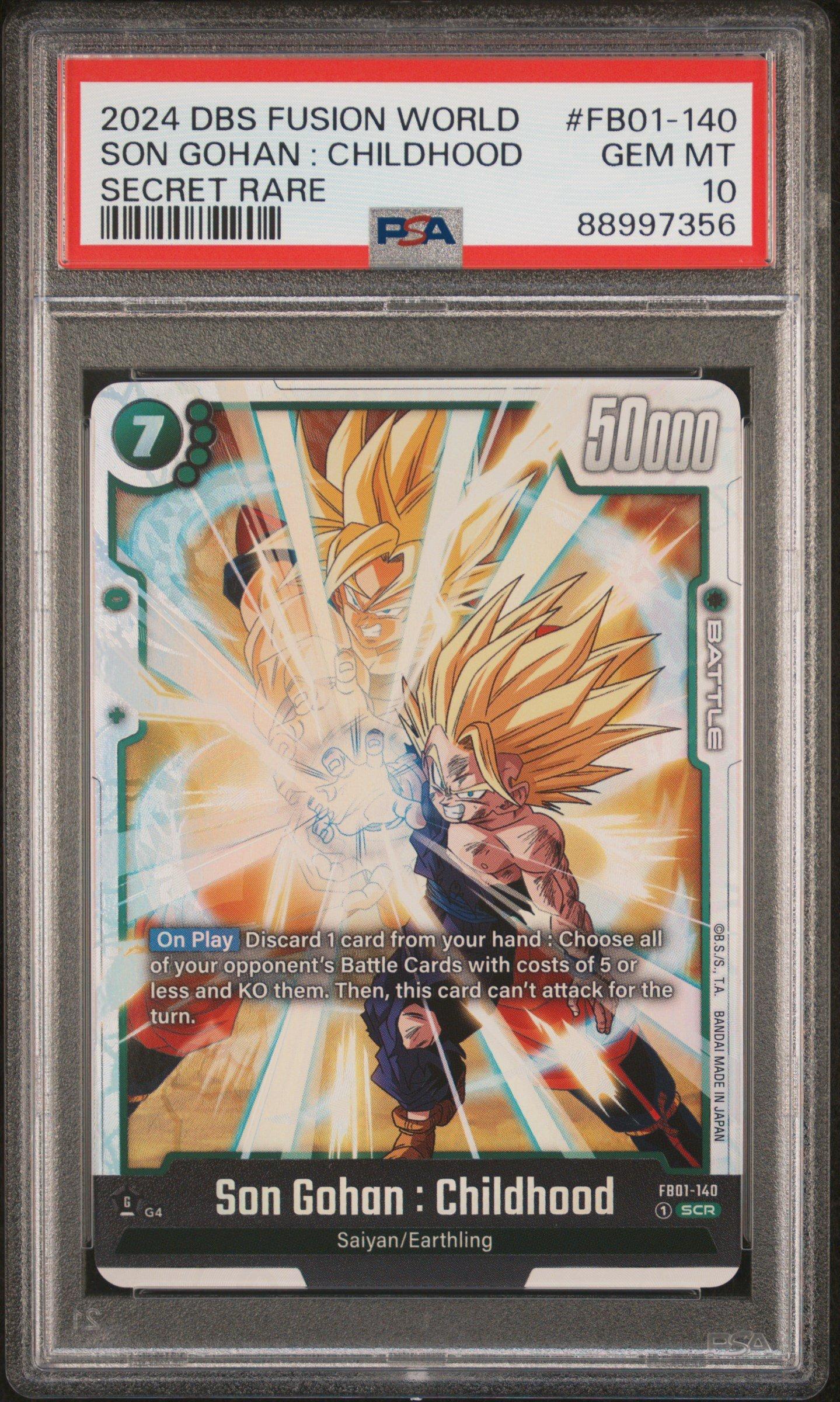 2024 Dragon Ball Super Card Game Fusion World Awakened Pulse Fb01-140 Son Gohan : Childhood ...