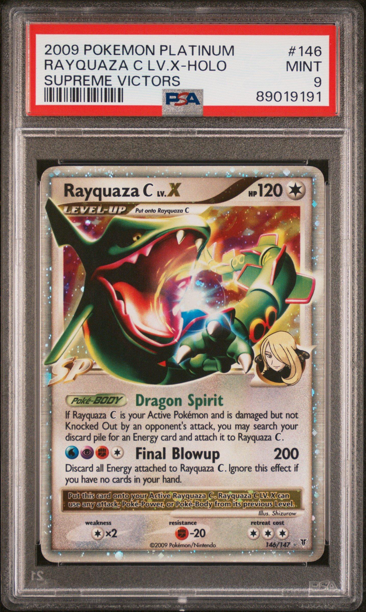 2009 Pokemon Platinum Supreme Victors 146 Rayquaza C Lv.x-holo PSA 9 | GameStop