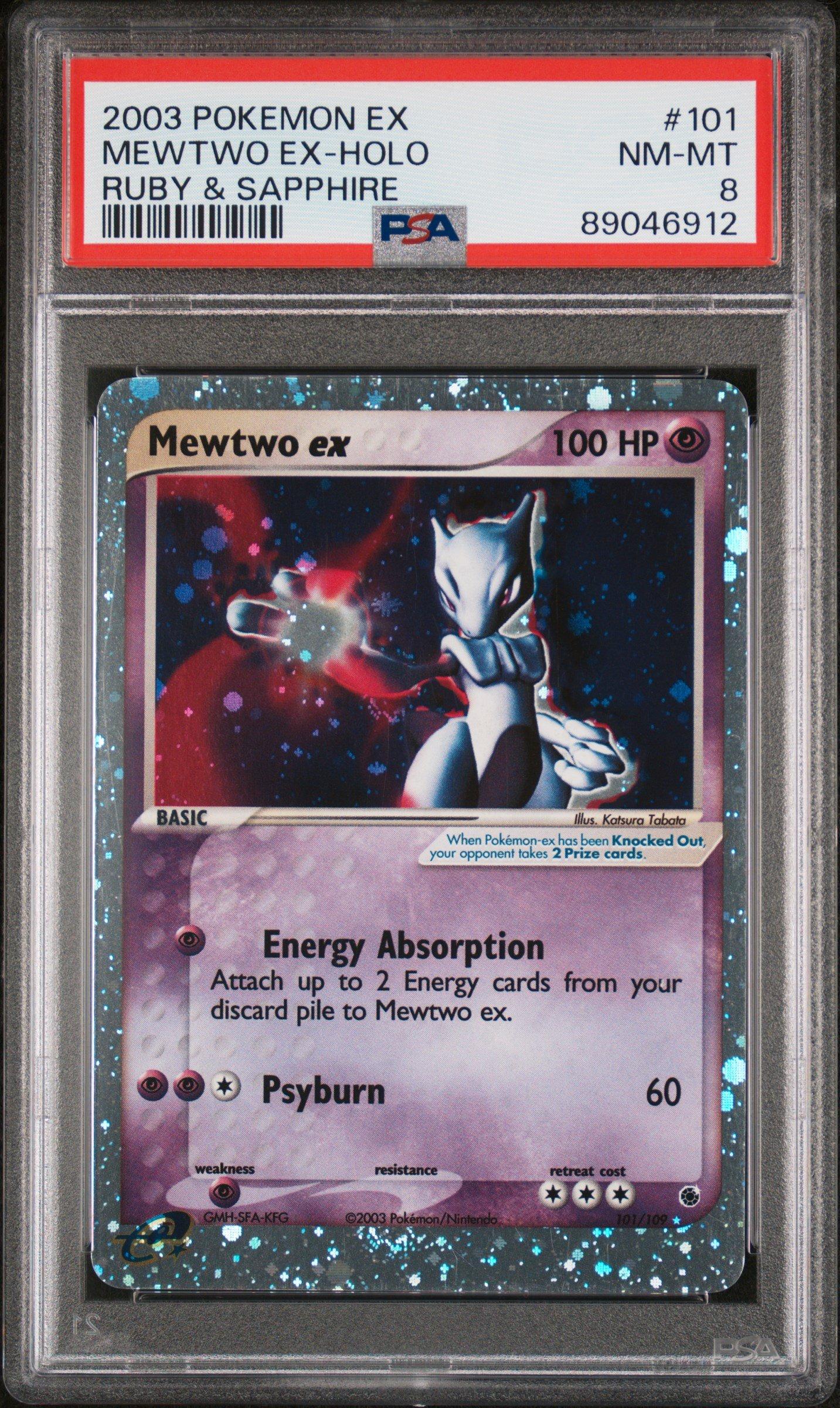 2003 Pokemon Ex Ruby & Sapphire 101 Mewtwo Ex-holo PSA 8 | GameStop