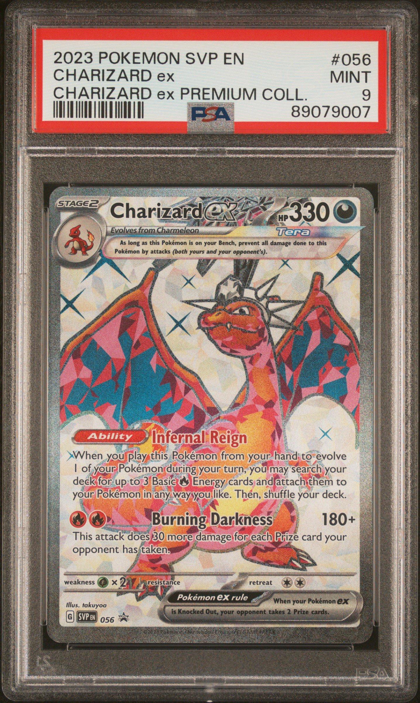 2023 Pokemon Svp En-sv Black Star Promo 056 Charizard Ex PSA 9 | GameStop