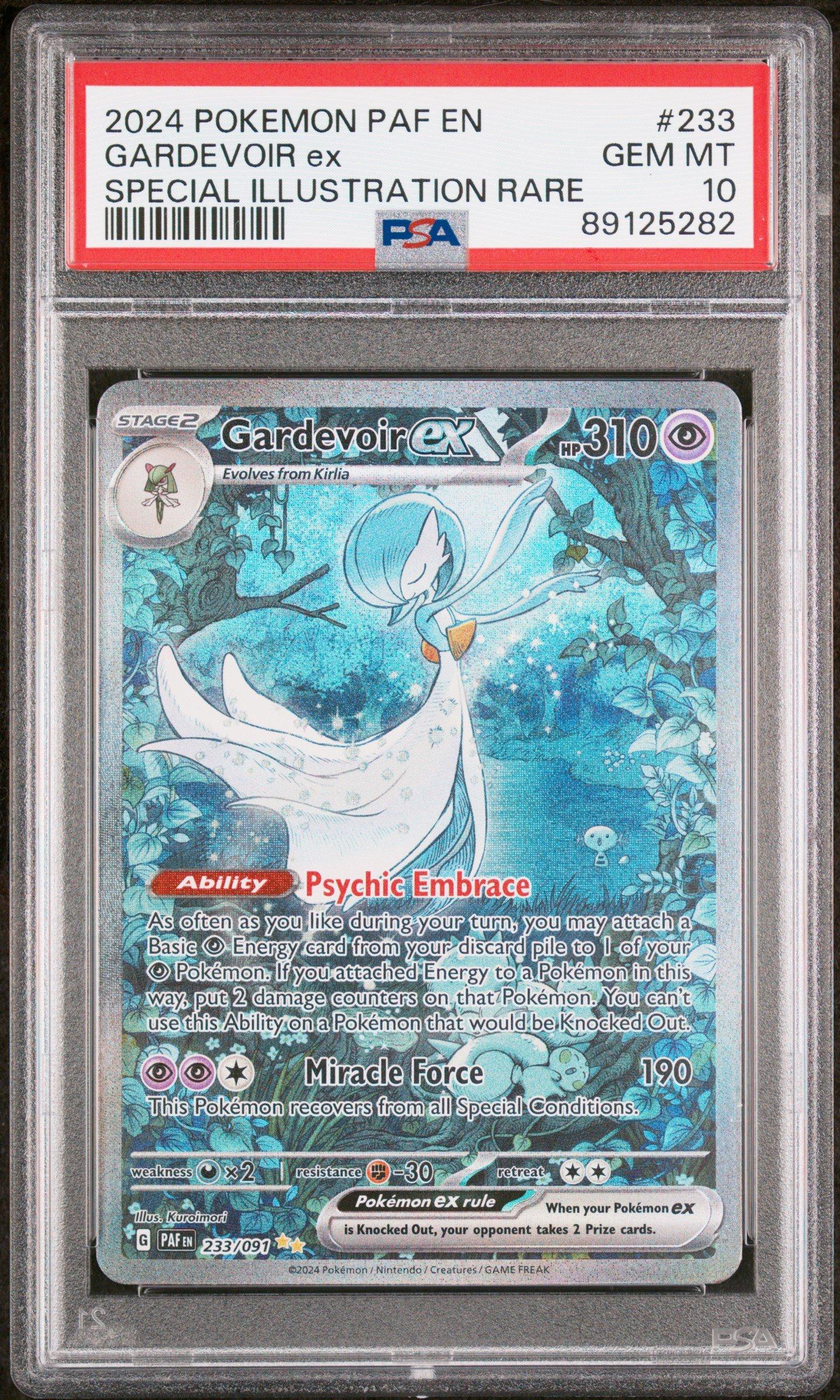 2024 Pokemon Paf En-paldean Fates 233 Gardevoir Ex Special Illustration ...