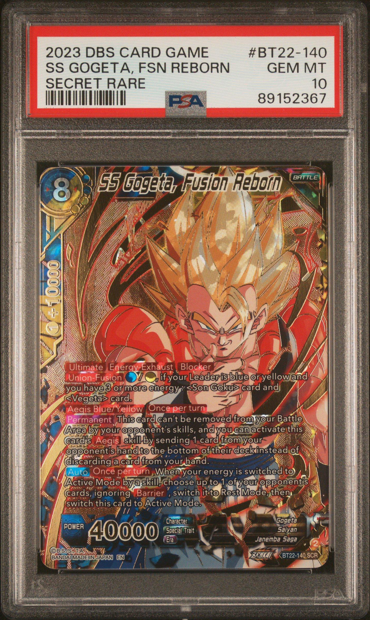 2023 Dragon Ball Super Card Game Series 22 Critical Blow Bt22-140 Ss ...