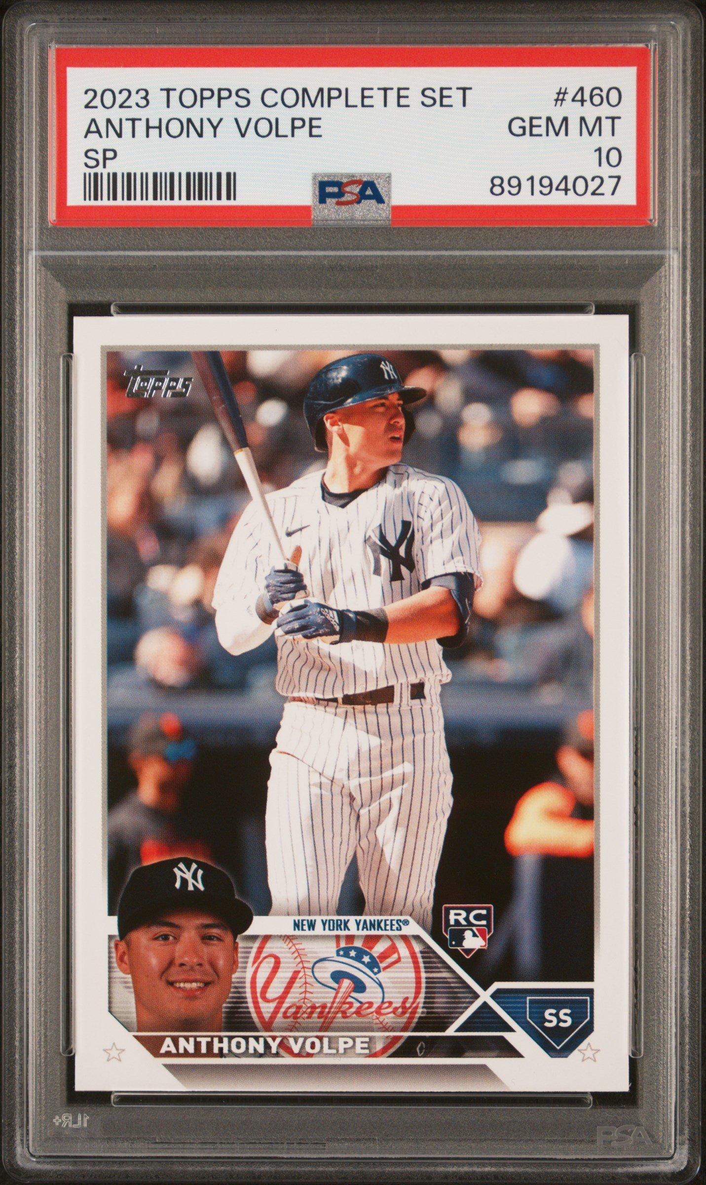 2023 Topps Complete Set 460 Anthony Volpe PSA 10 | GameStop