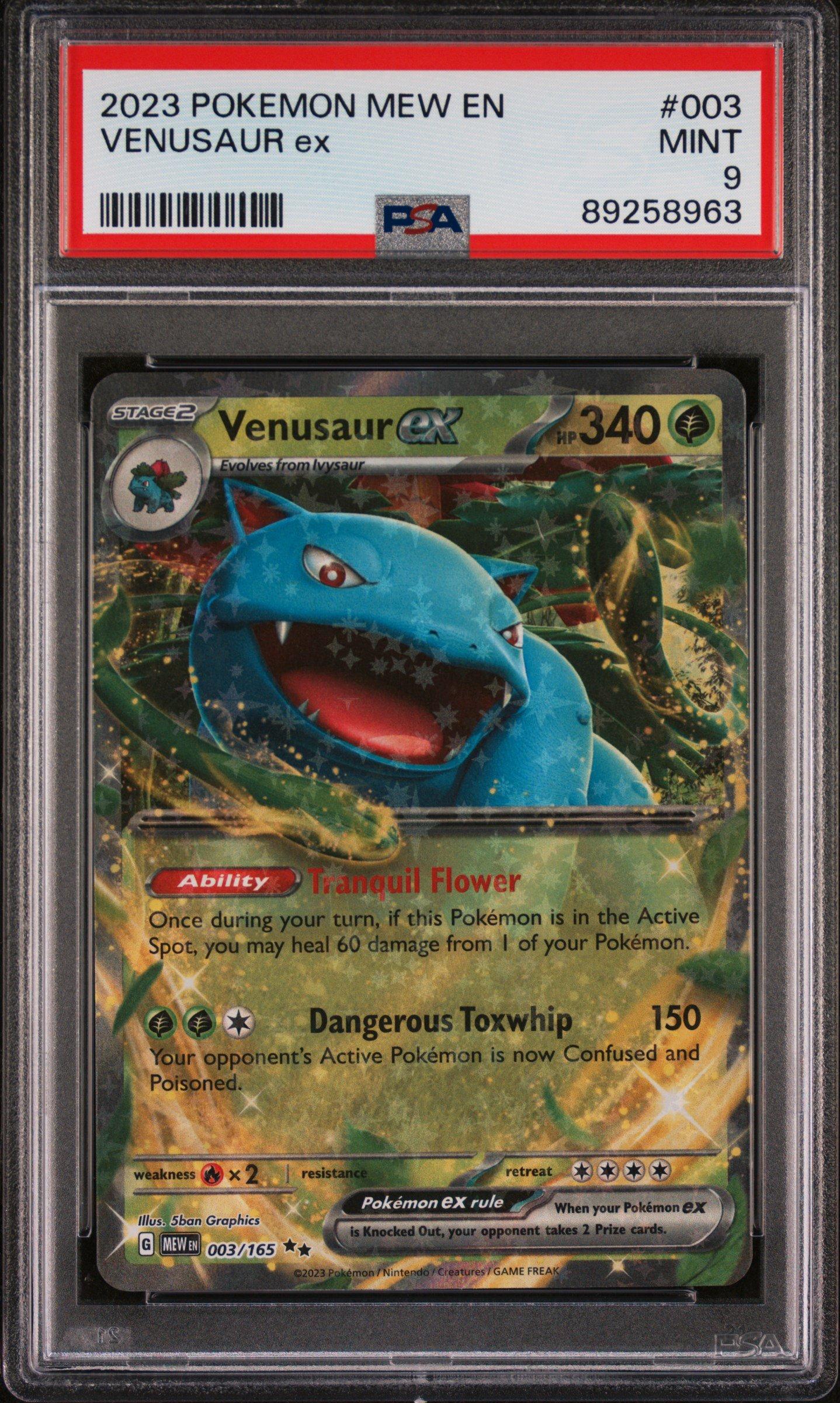 2023 Pokemon Mew En-151 003 Venusaur Ex PSA 9 | GameStop