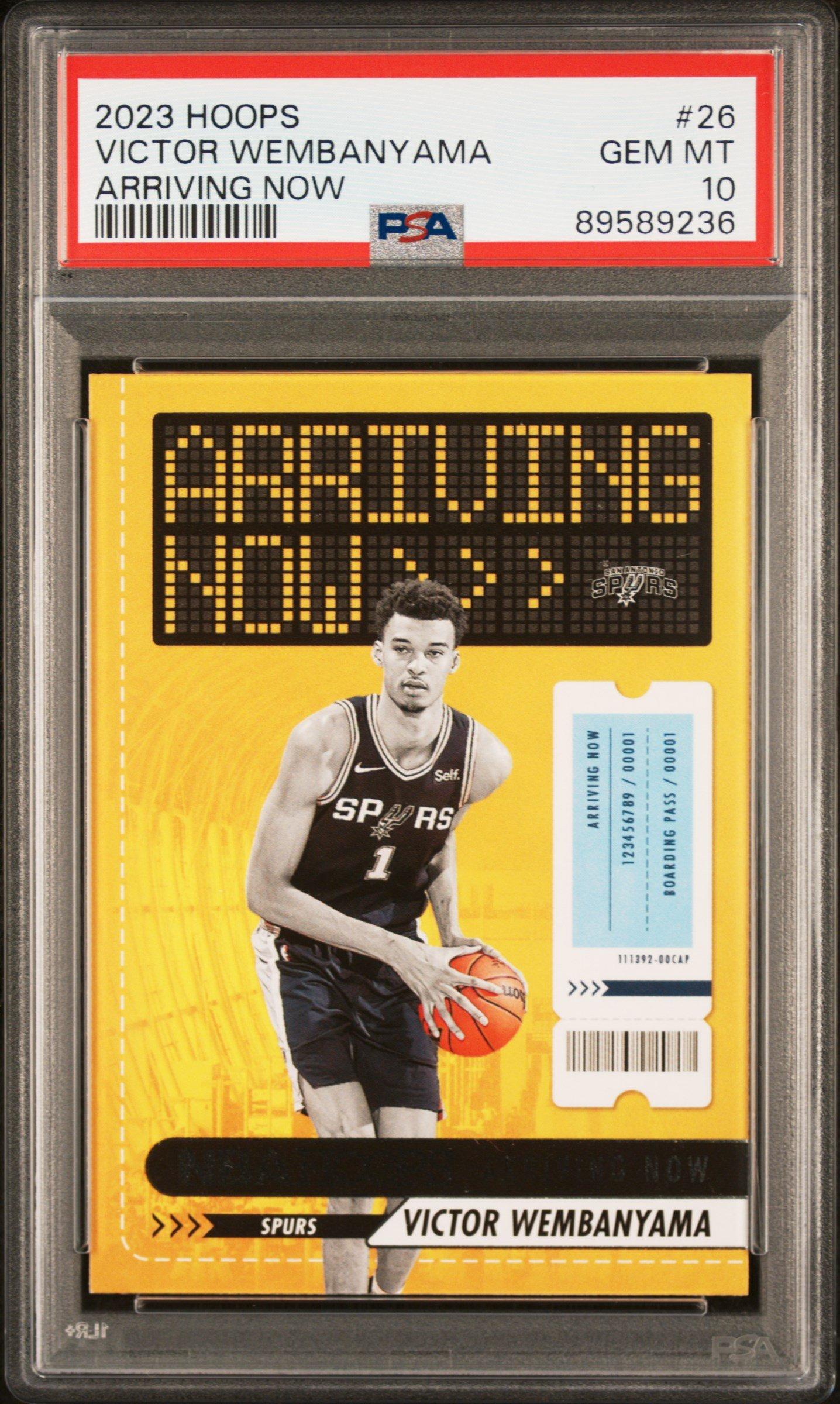 2023 Panini Nba Hoops Arriving Now 26 Victor Wembanyama PSA 10 | GameStop