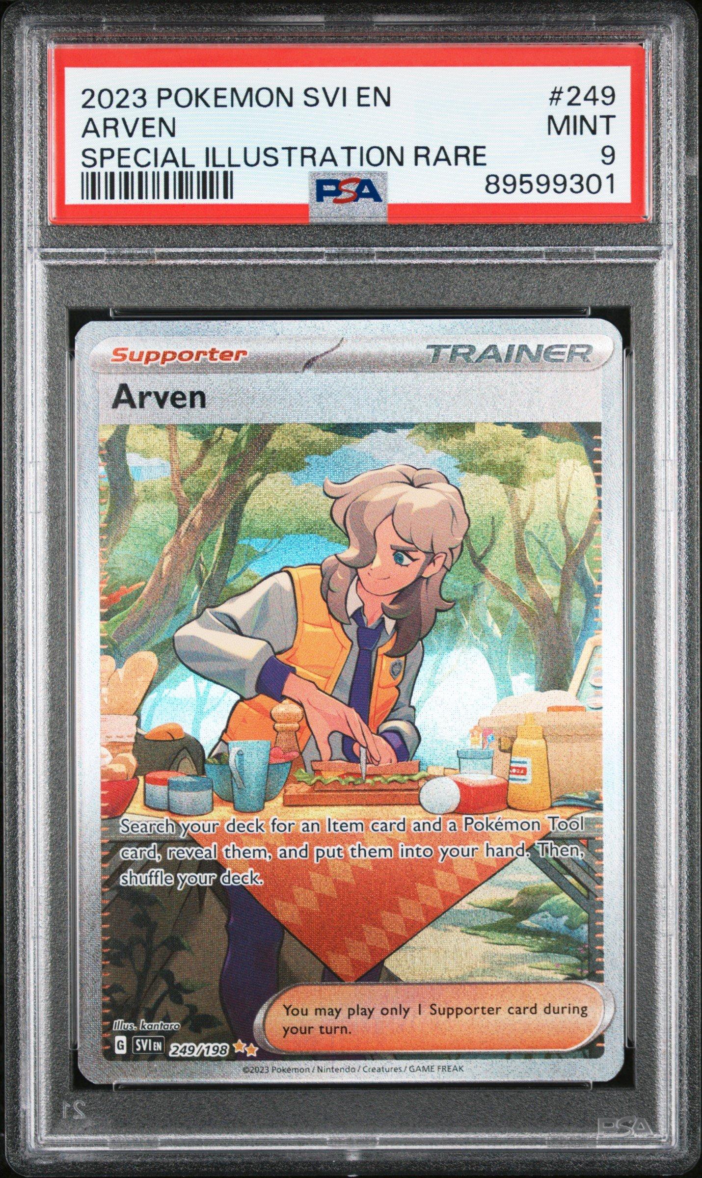 2023 Pokemon Svi En-scarlet & Violet 249 Arven Special Illustration ...