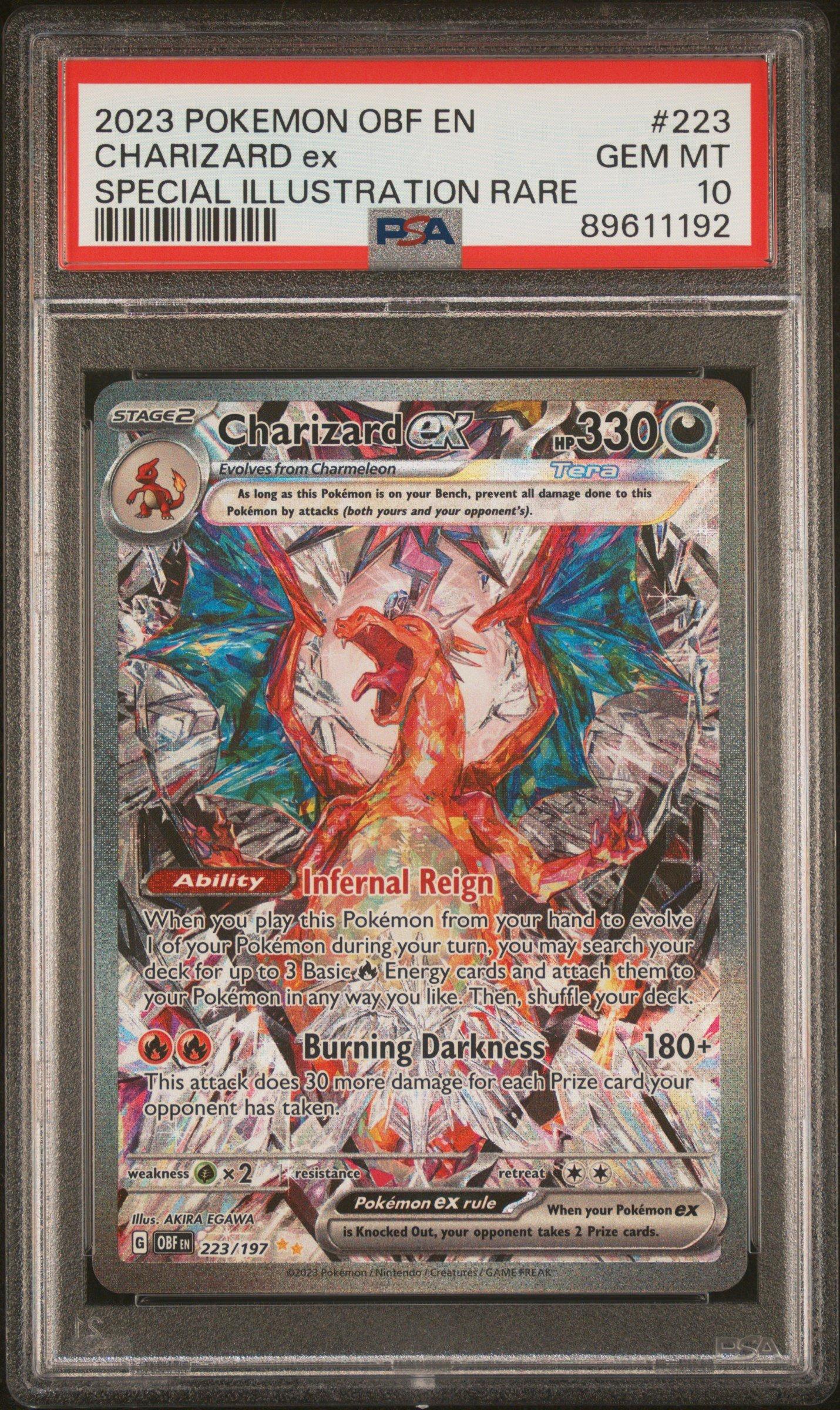2023 Pokemon Obf En-obsidian Flames 223 Charizard Ex Special ...
