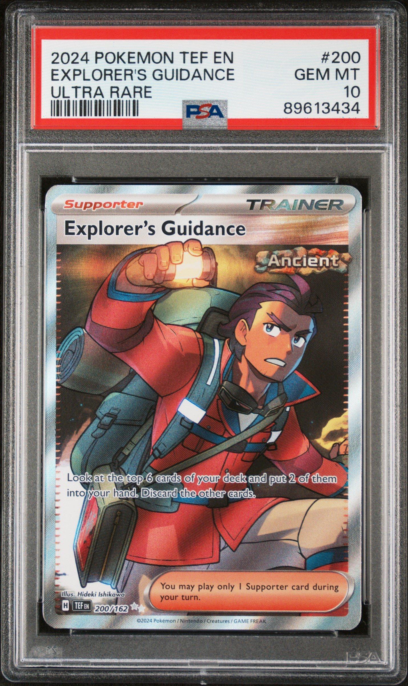 2024 Pokemon Tef En-temporal Forces 200 Explorer's Guidance Ultra Rare ... 2024 Pokemon Tef En-temporal Forces 200 Explorer's Guidance Ultra Rare ...