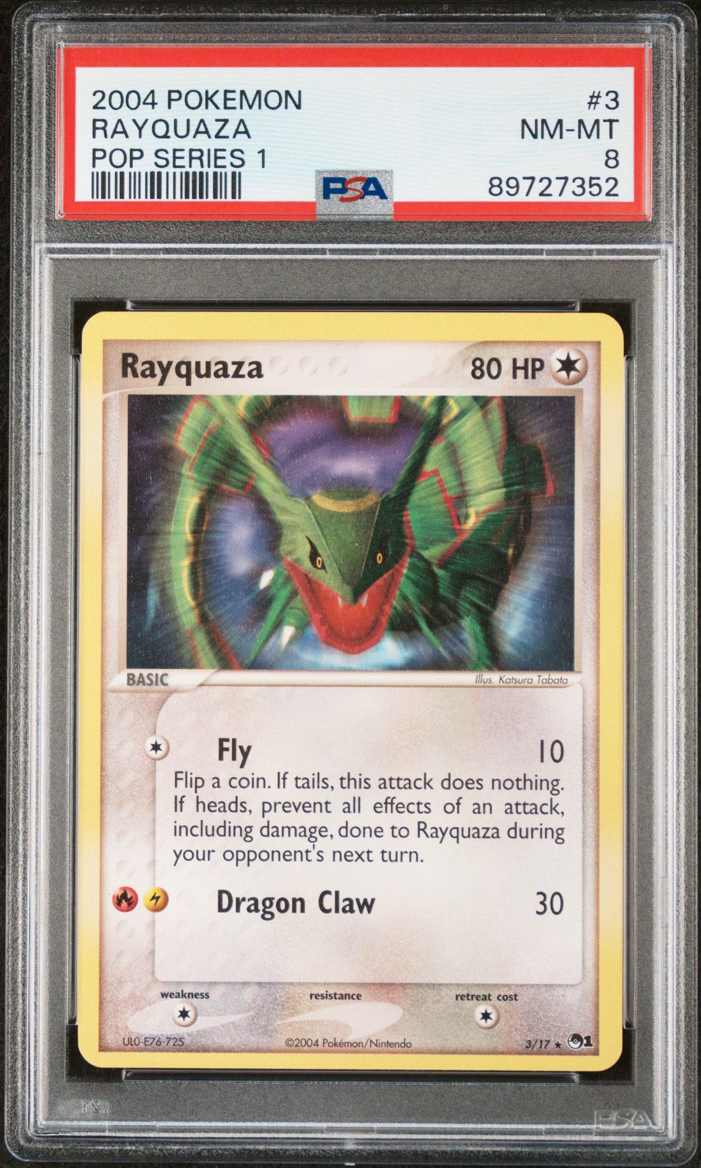 2004 Pokemon Pop Series 1 3 Rayquaza PSA 8 | GameStop