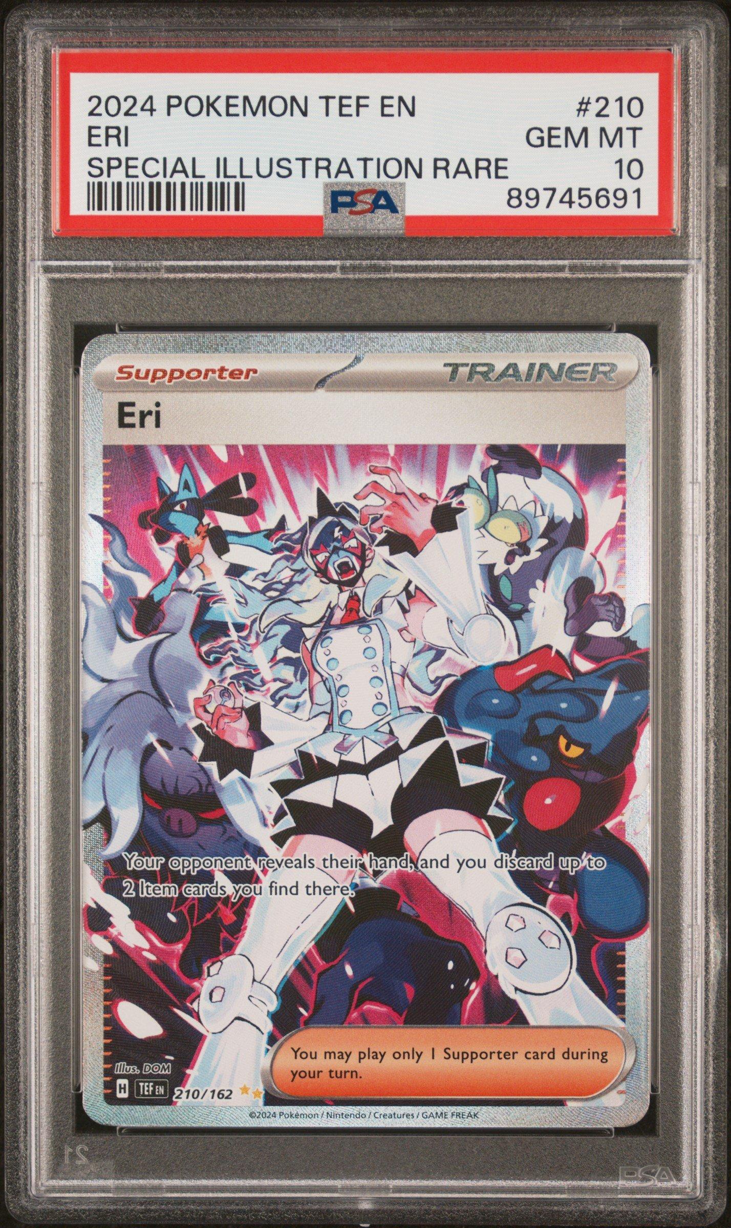 2024 Pokemon Tef En-temporal Forces 210 Eri Special Illustration Rare ...