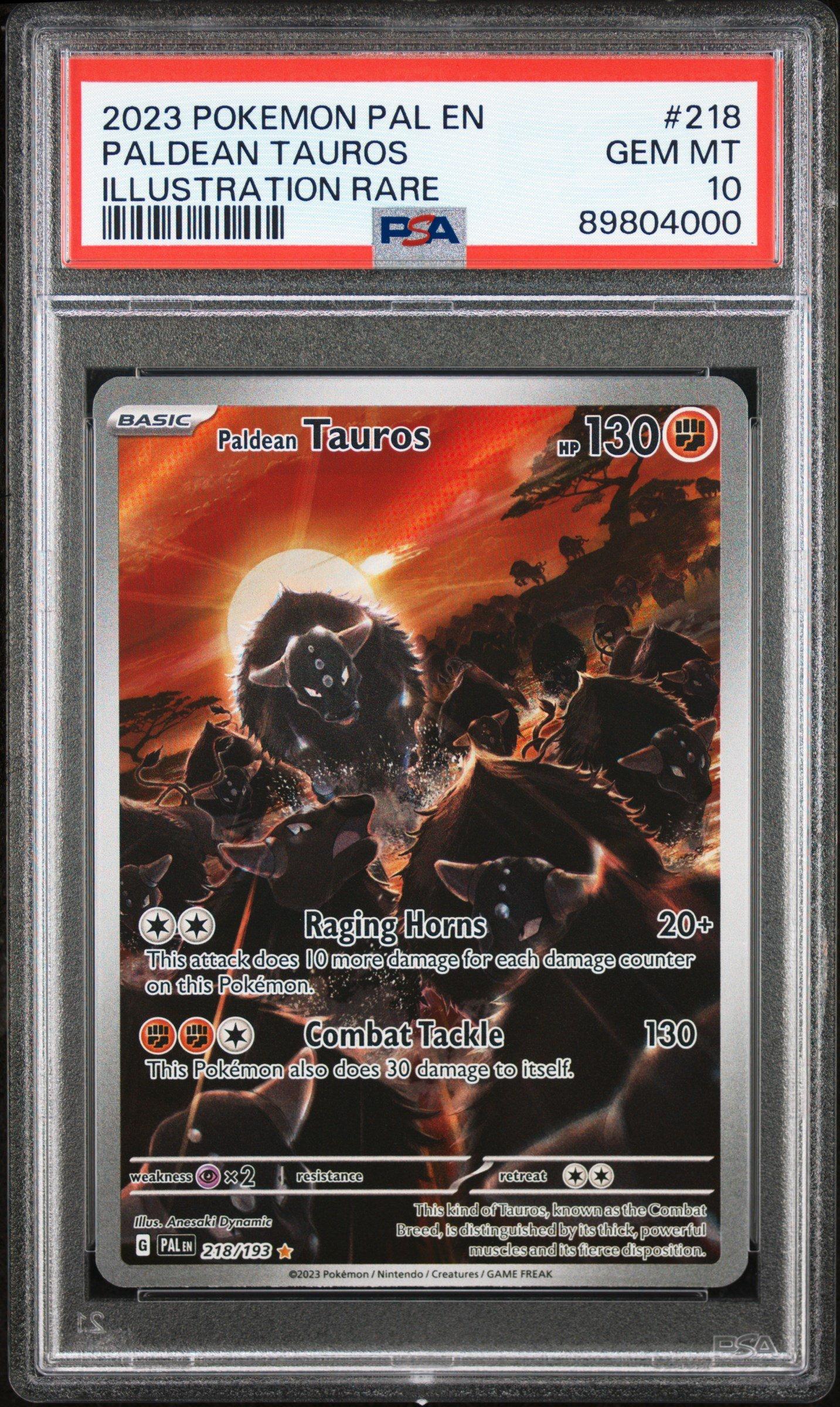 2023 Pokemon Pal En-paldea Evolved 218 Paldean Tauros Illustration Rare ... 2023 Pokemon Pal En-paldea Evolved 218 Paldean Tauros Illustration Rare ...