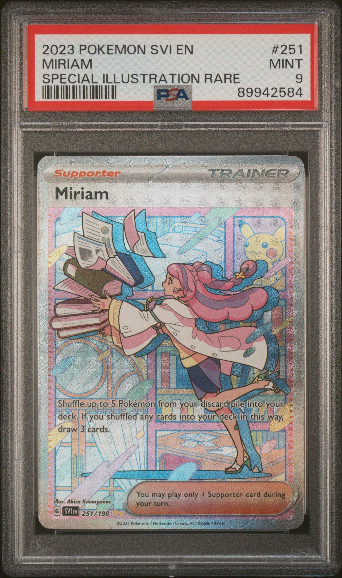 2023 Pokemon Svi En-scarlet & Violet 251 Miriam Special Illustration ...