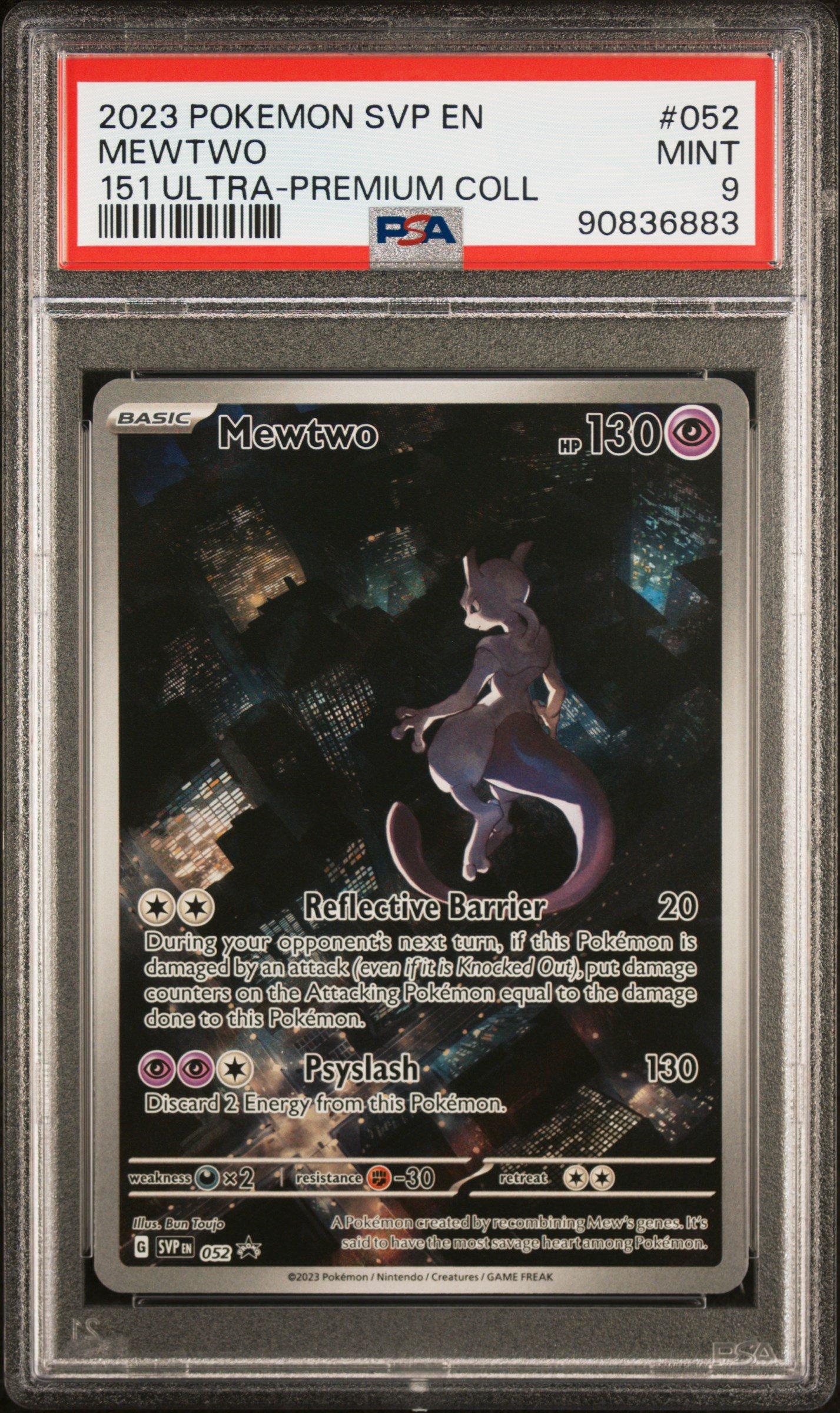 2023 Pokemon Svp En-sv Black Star Promo 052 Mewtwo 151 Ultra-premium ...