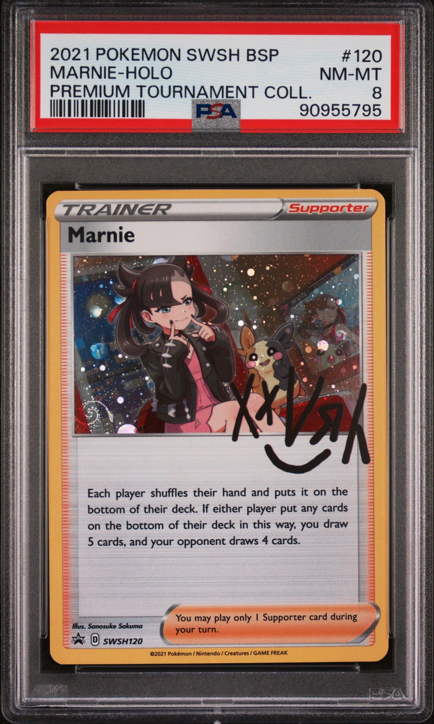 2021 Pokemon Swsh Black Star Promo 120 Marnie-holo Marnie Premium ...